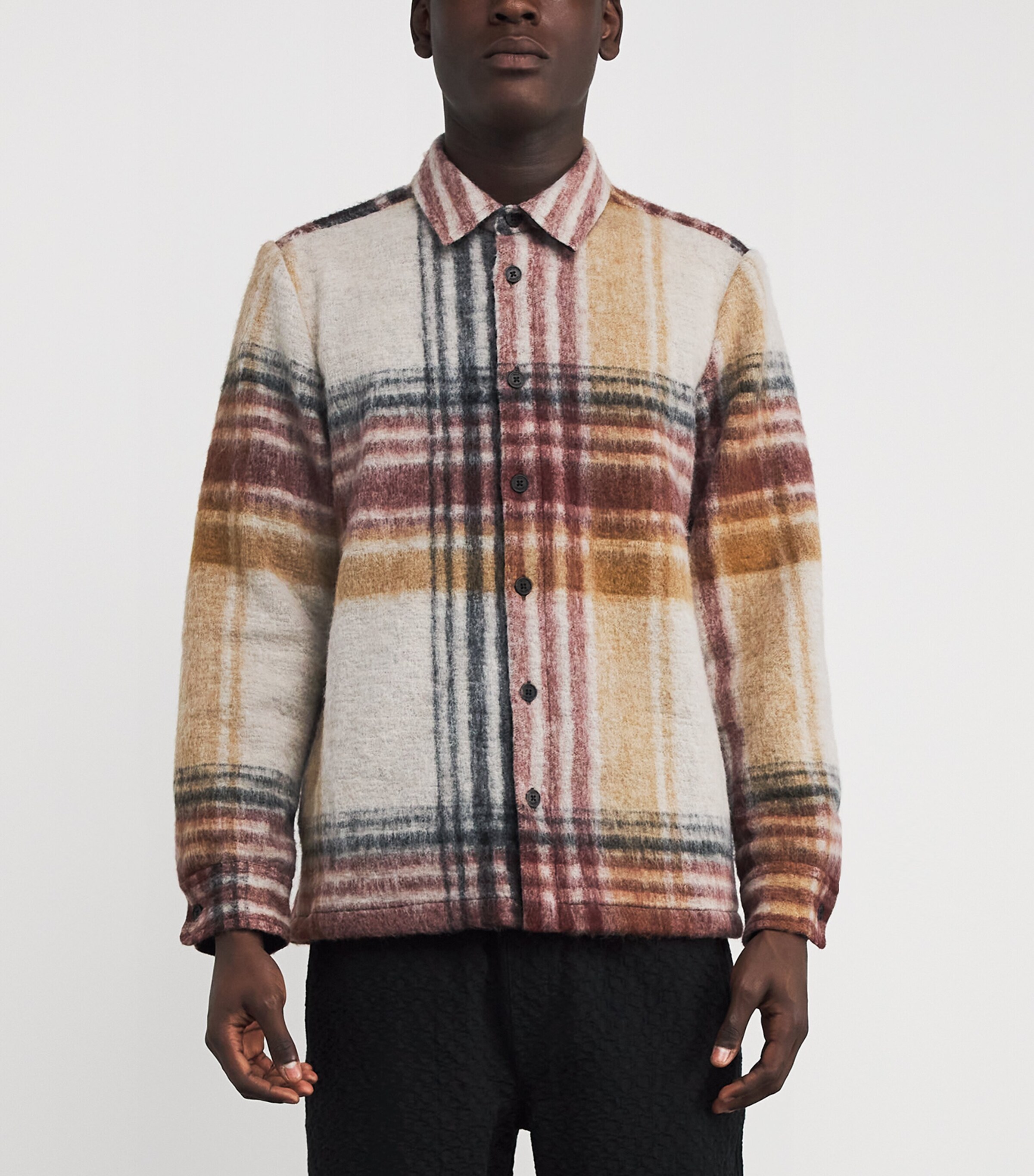 Wax London Multi Brushed Check Overshirt | Harrods NZ