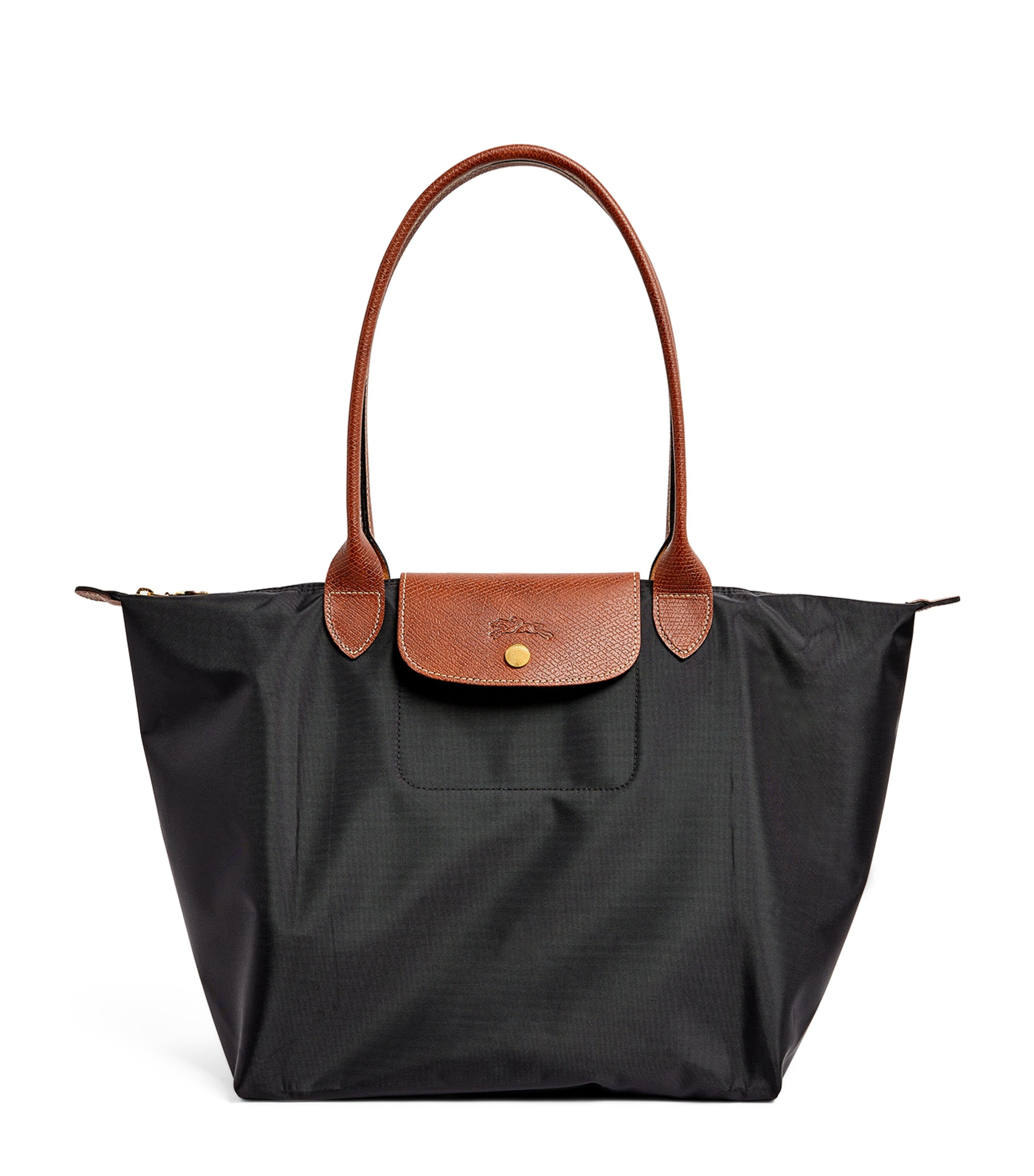 Longchamp Black Large Le Pliage Original Tote Bag | Harrods UK