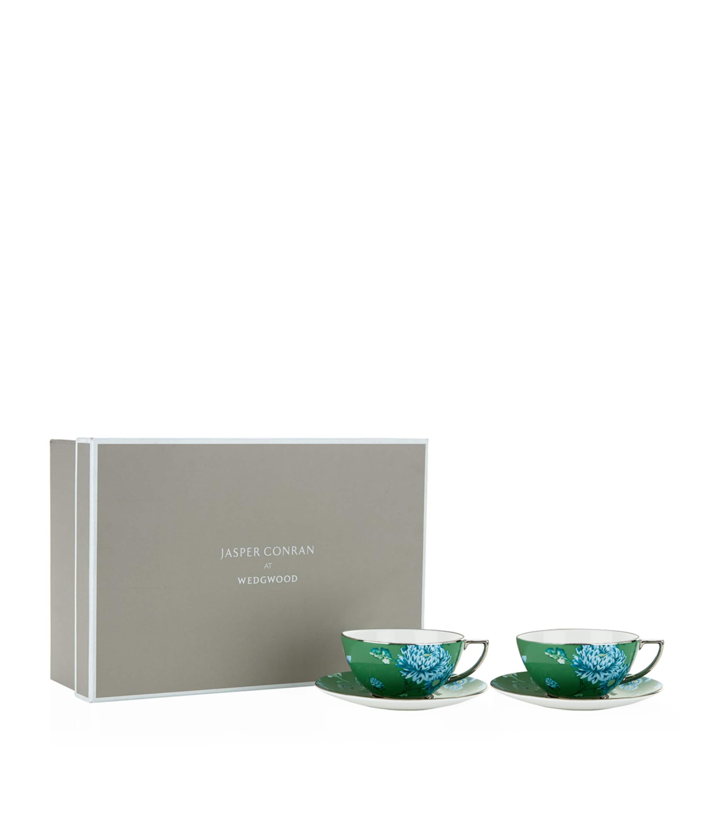 Wedgwood Chinoiserie Teacup And Saucer Gift Box (Set of 2) | Harrods US