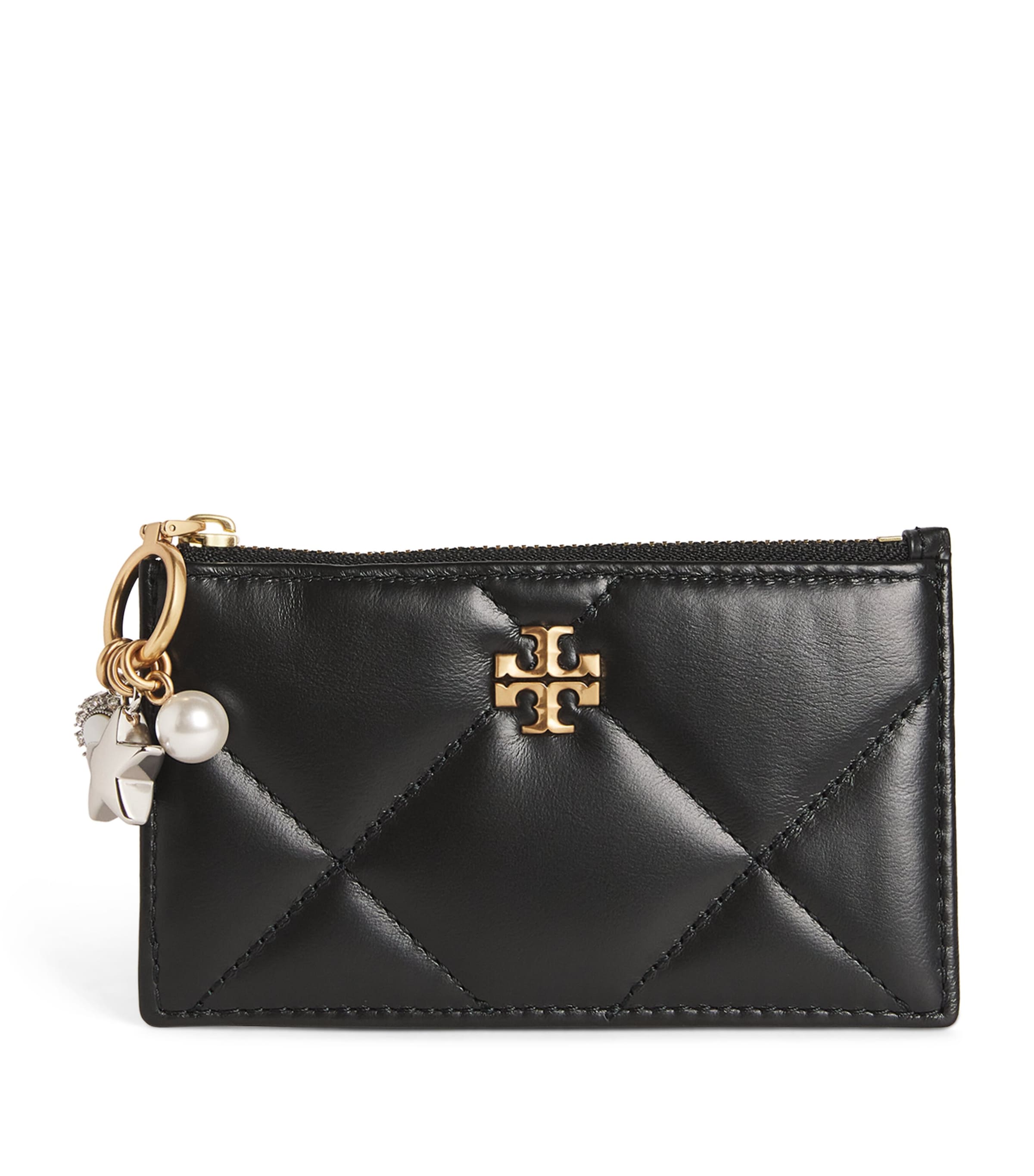Tory Burch Leather Kira Card Case | Harrods UK