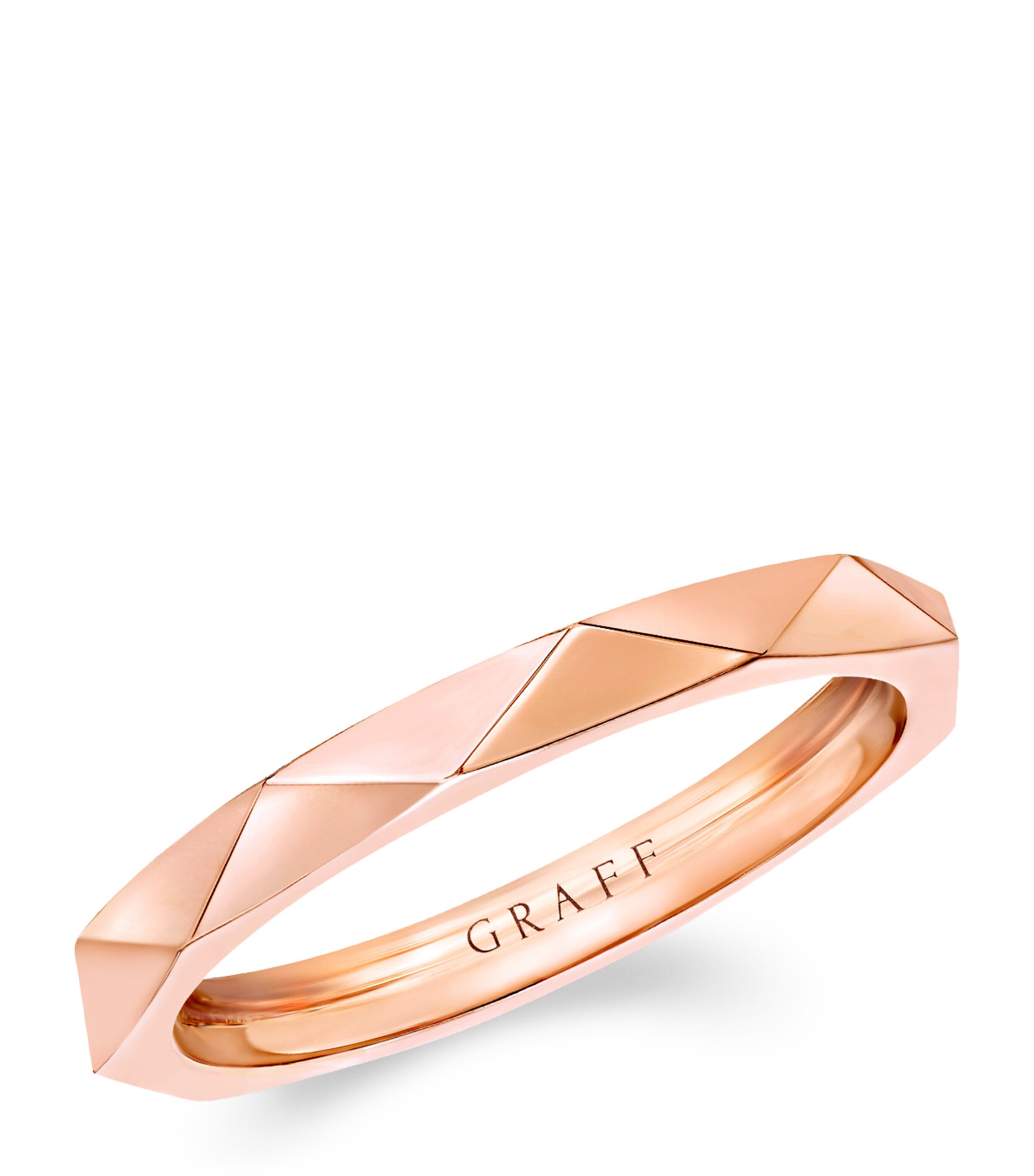 Graff Rose Gold Laurence Graff Signature Band (2.3mm) | Harrods UK
