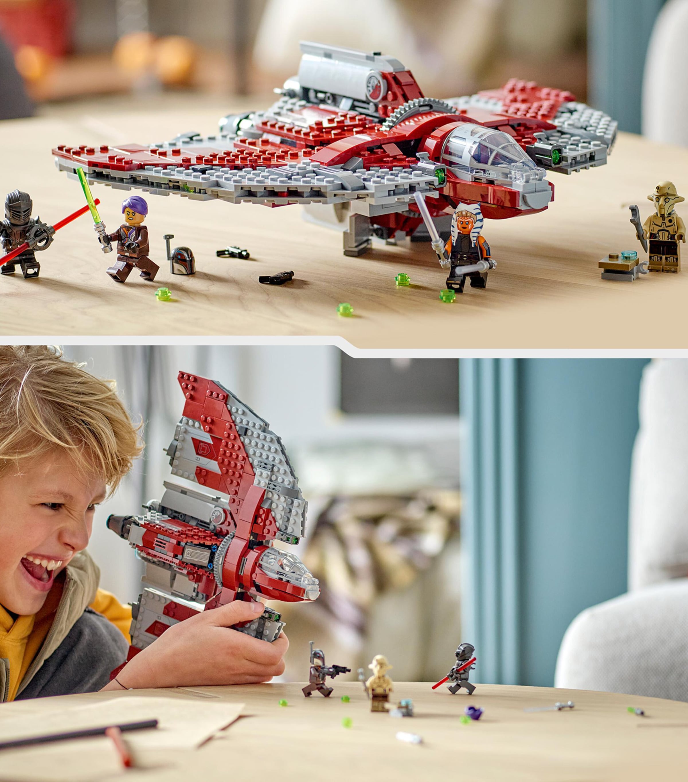 Lego Star Wars Ahsoka Tano's T-6 Jedi Shuttle 75362 | Harrods UK