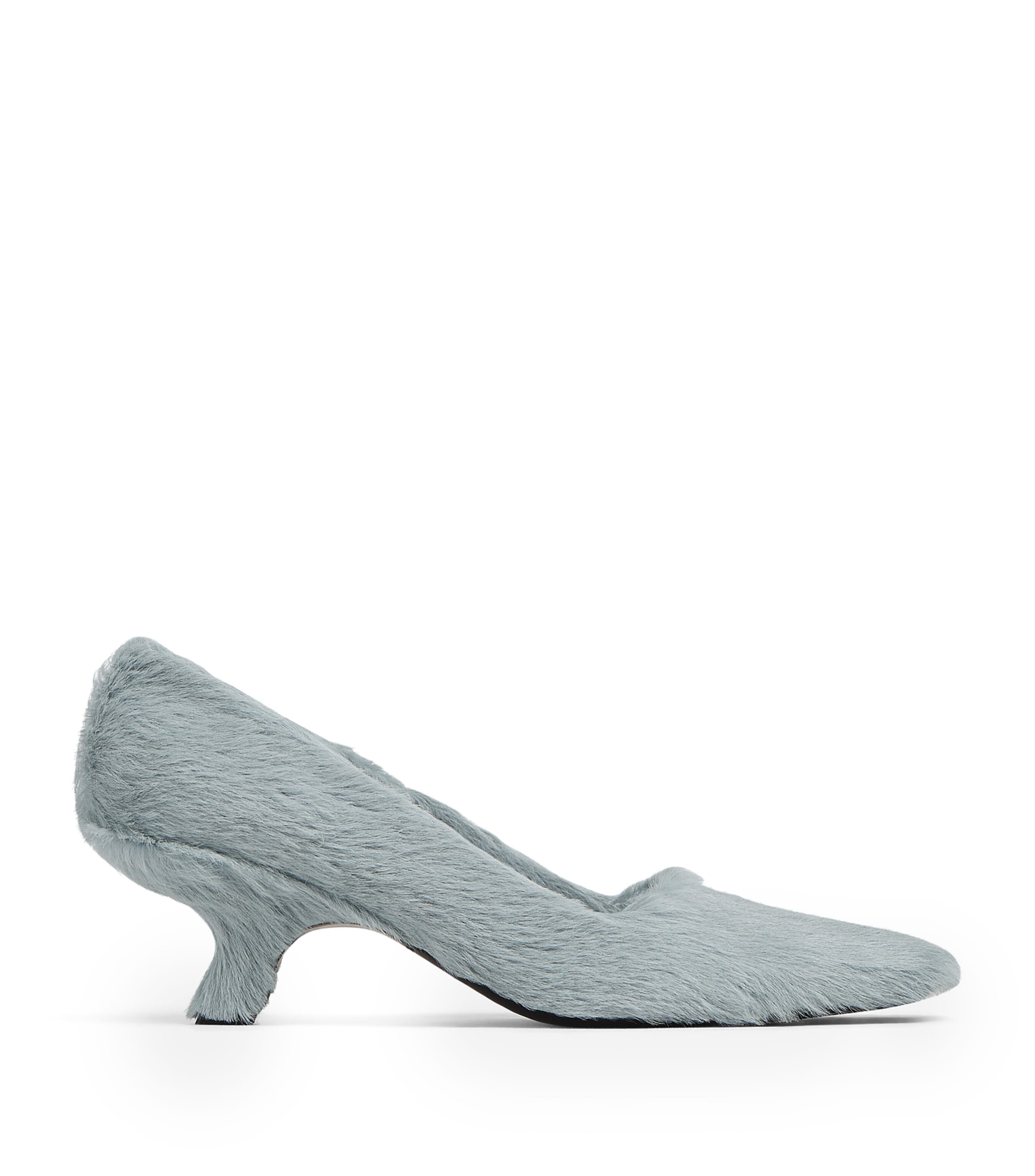Bottega Veneta Blue Calf Hair Boogie Pumps 55 | Harrods US