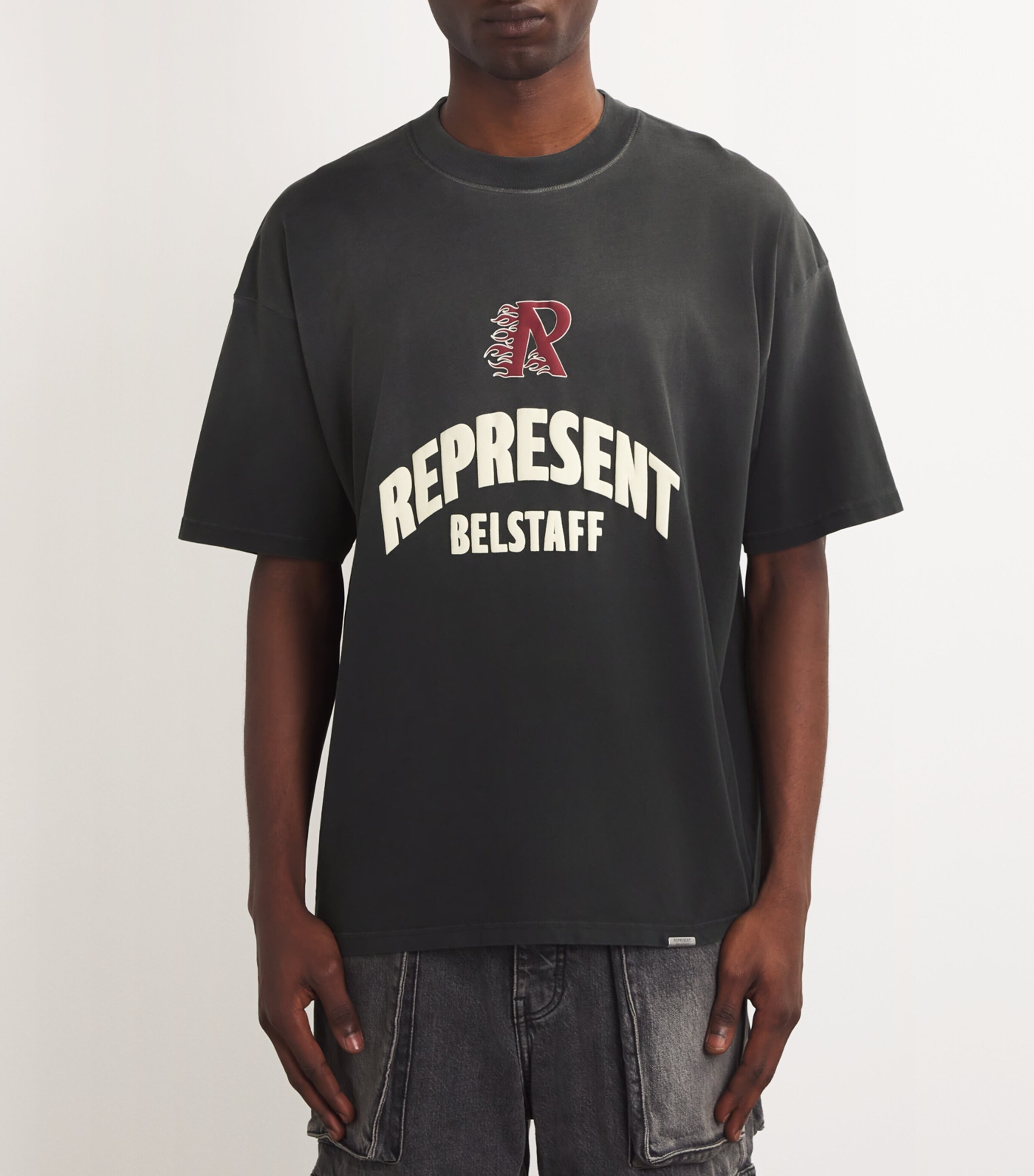 Represent x Belstaff Cotton Flame Phoenix T-Shirt | Harrods UK