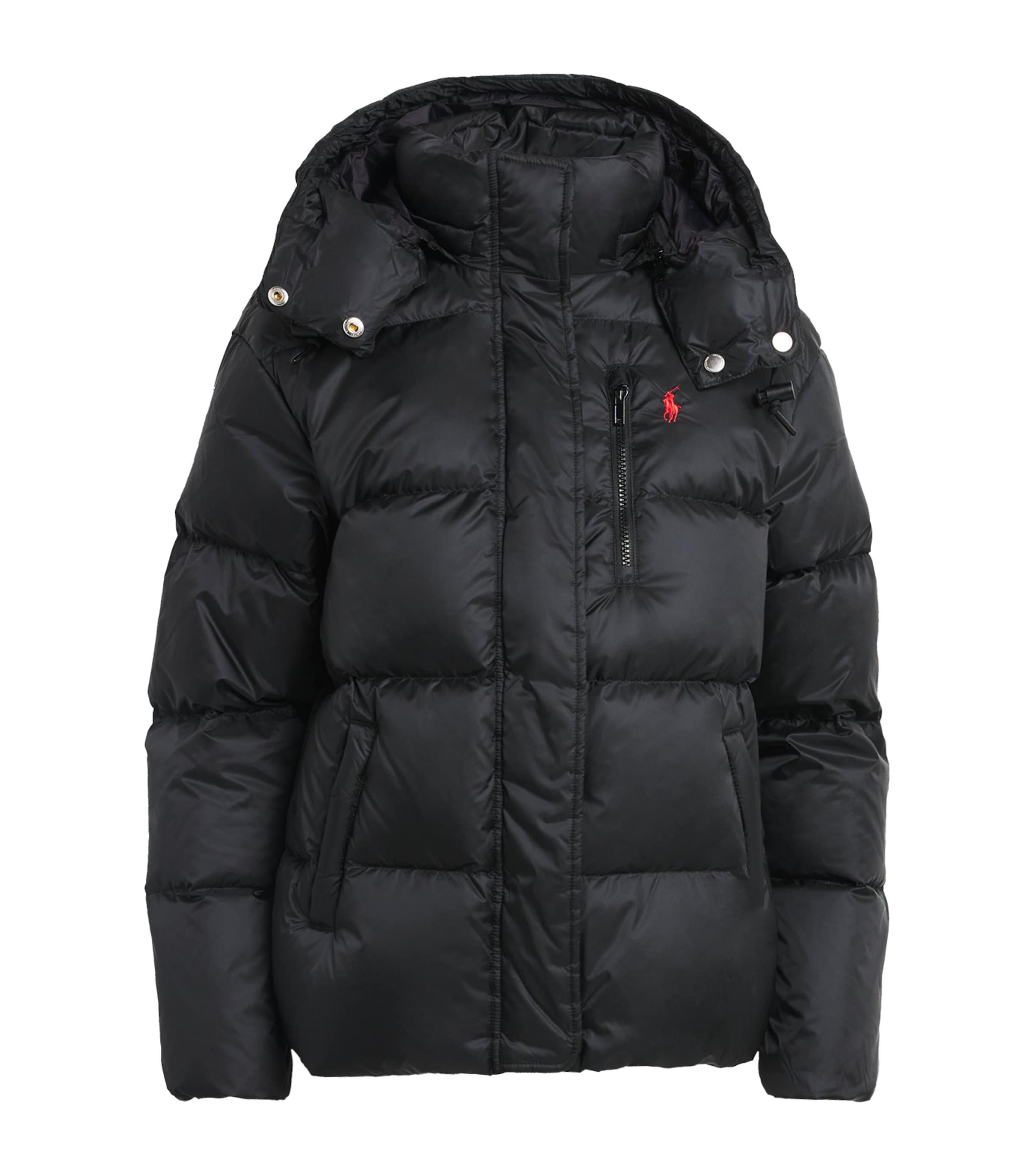 Polo Ralph Lauren Black Down-Padded Puffer Jacket | Harrods UK