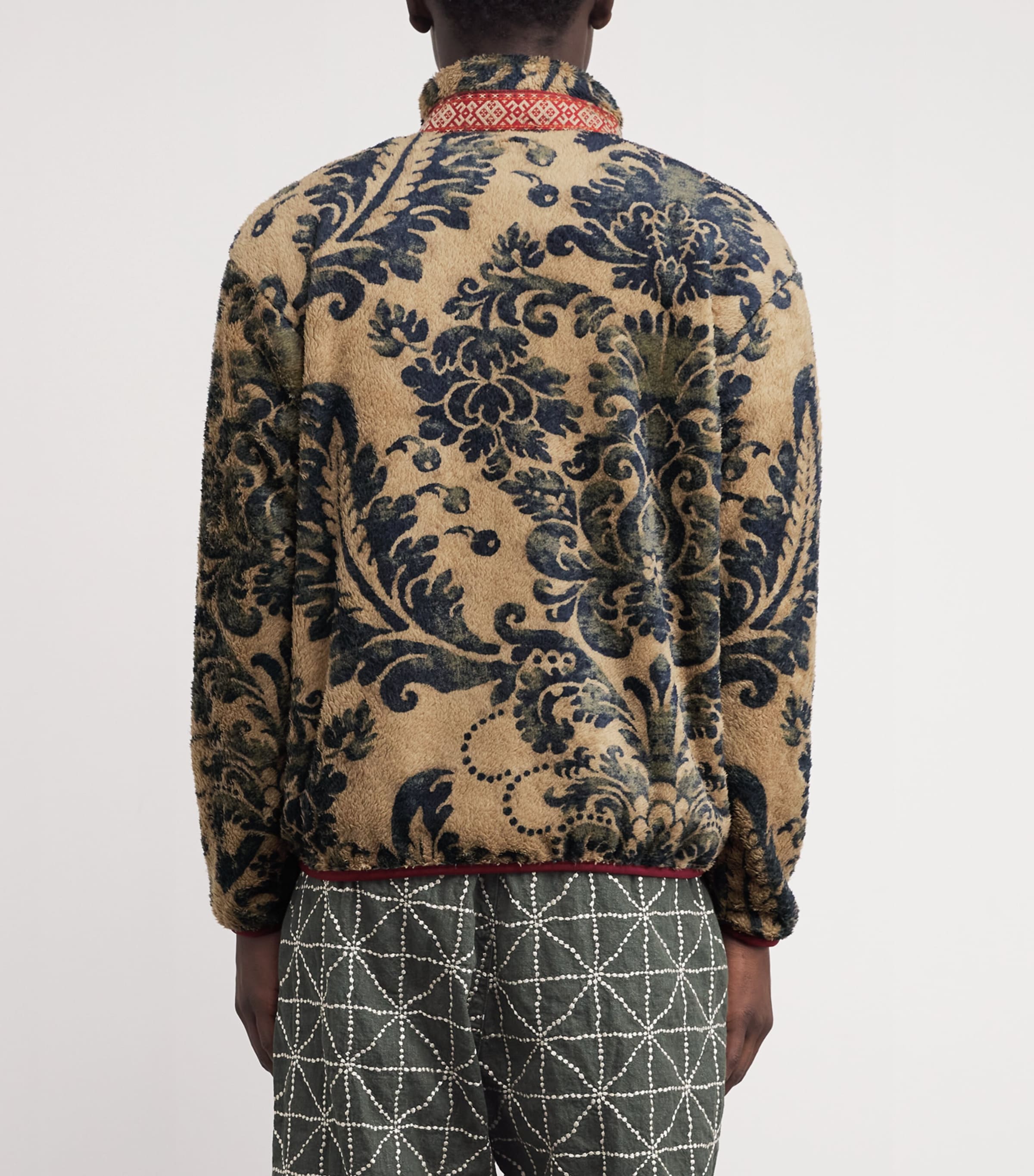 Kapital Beige Fleece Damask Jacket | Harrods US