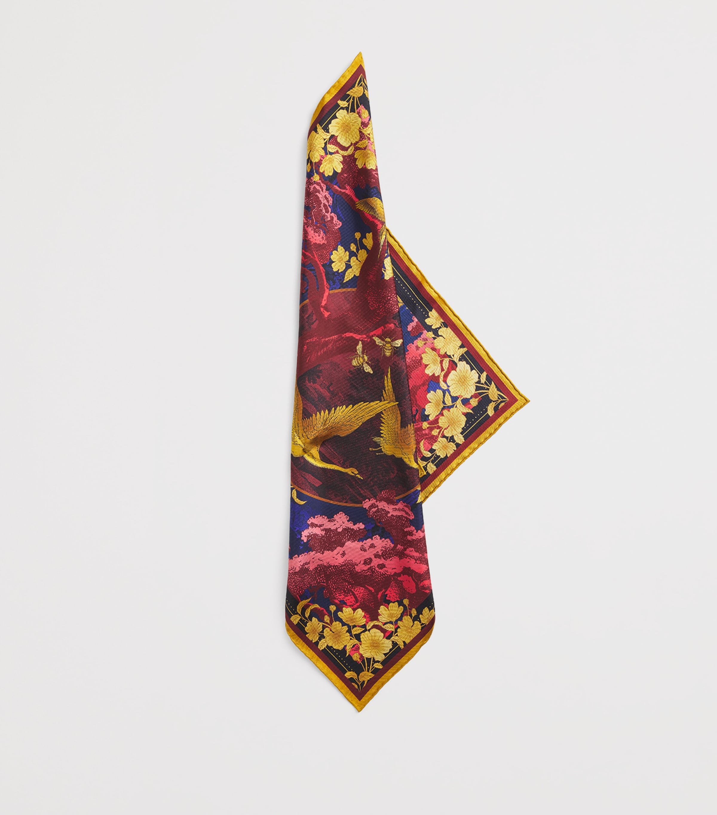 Harrods Silk Toile Square Scarf | Harrods UK