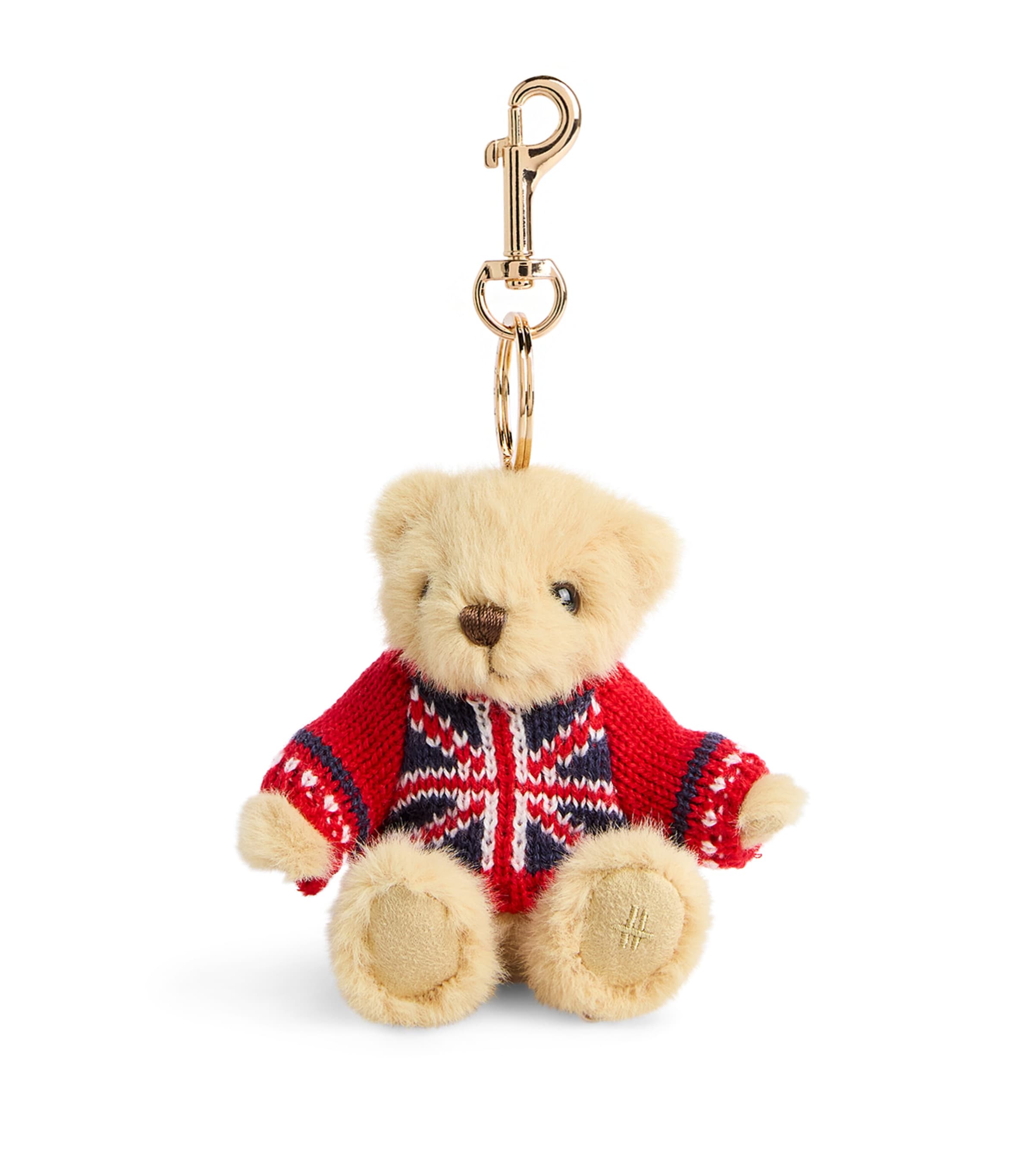 Harrods Union Jack Henry Bear Keyring | Harrods PT