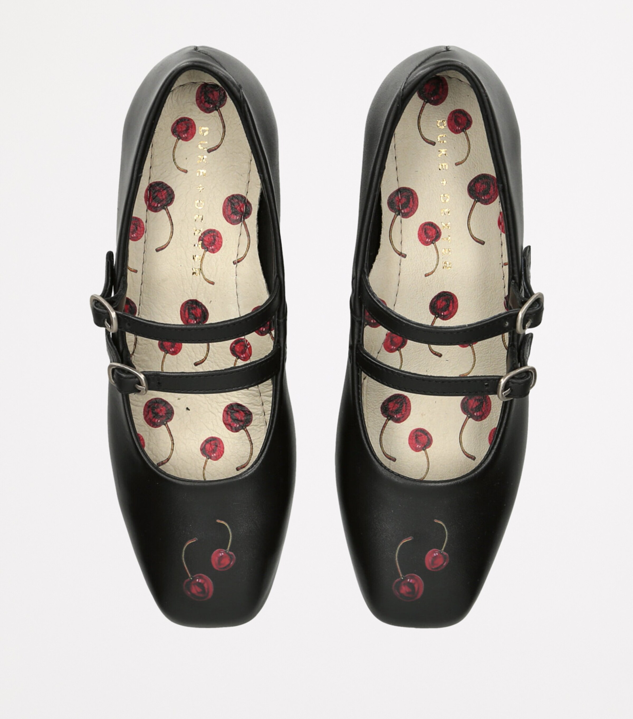 DUKE & DEXTER Leather Cherry Mary Janes 25 | Harrods UK