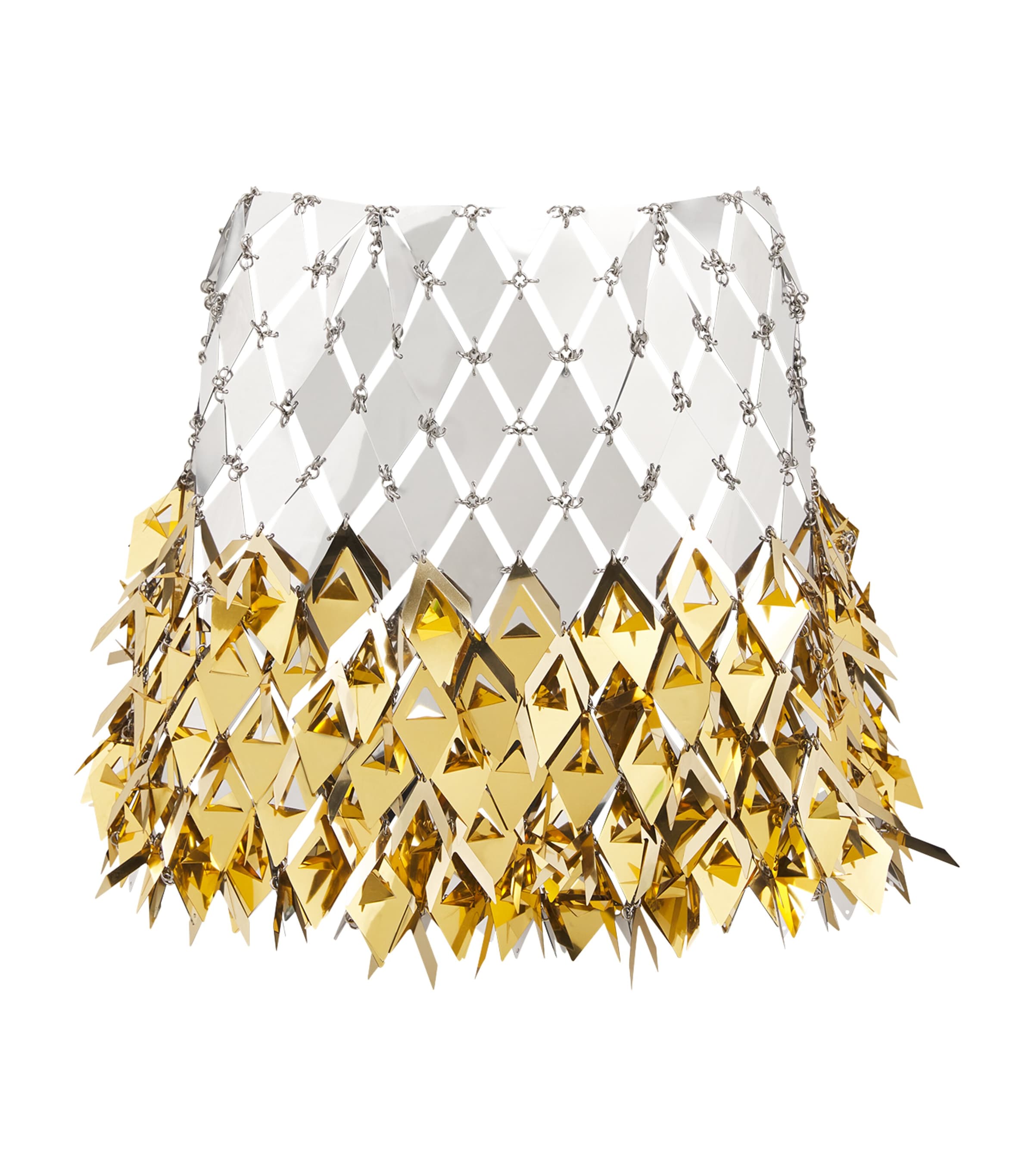 Paco Rabanne Diamond-Chain Mini Skirt | Harrods US