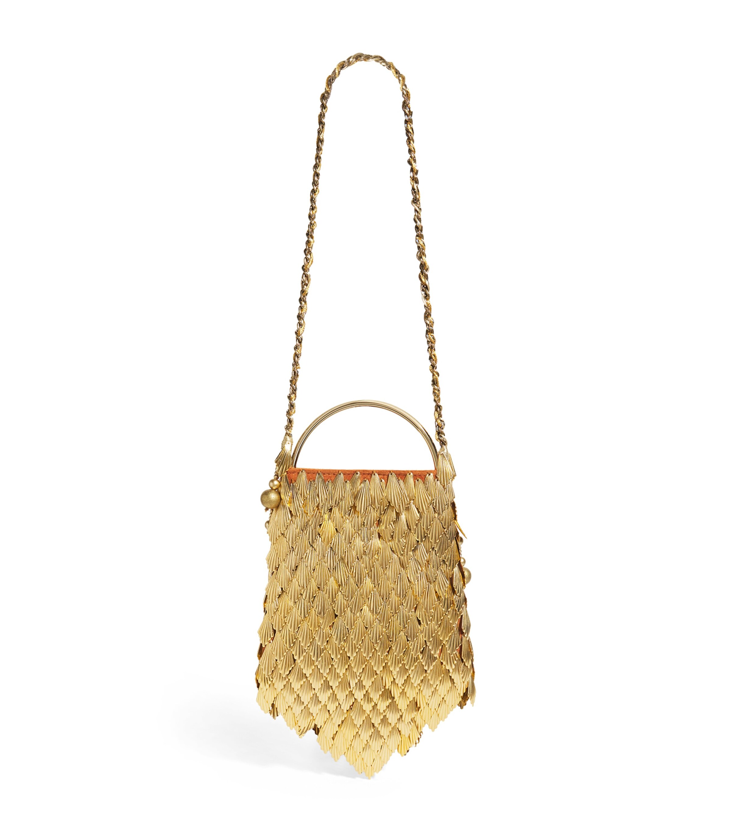 PatBO Scaled Vic Top-Handle Bag | Harrods US