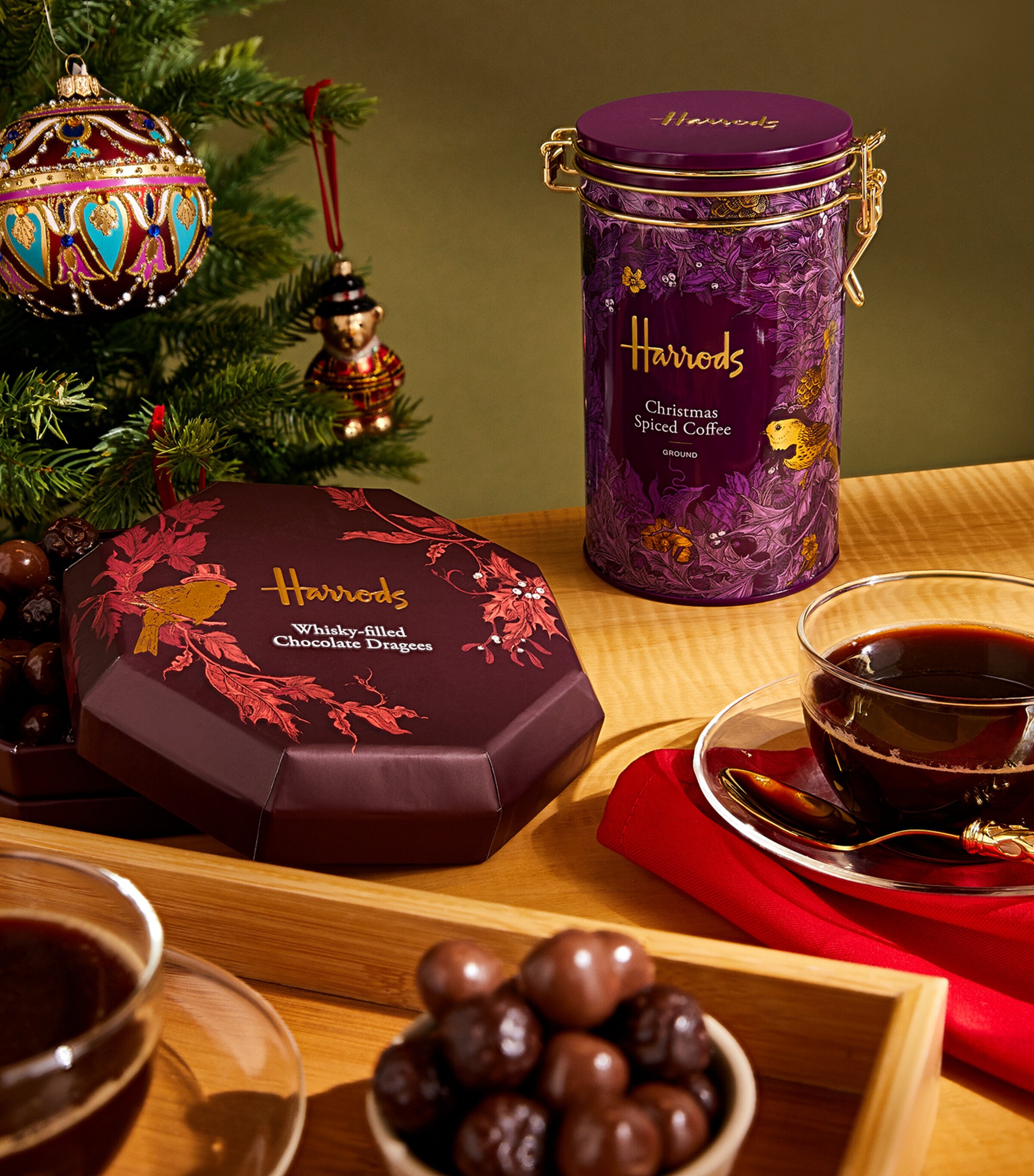 Harrods Christmas Spiced Ground Coffee (250g) | Harrods UK
