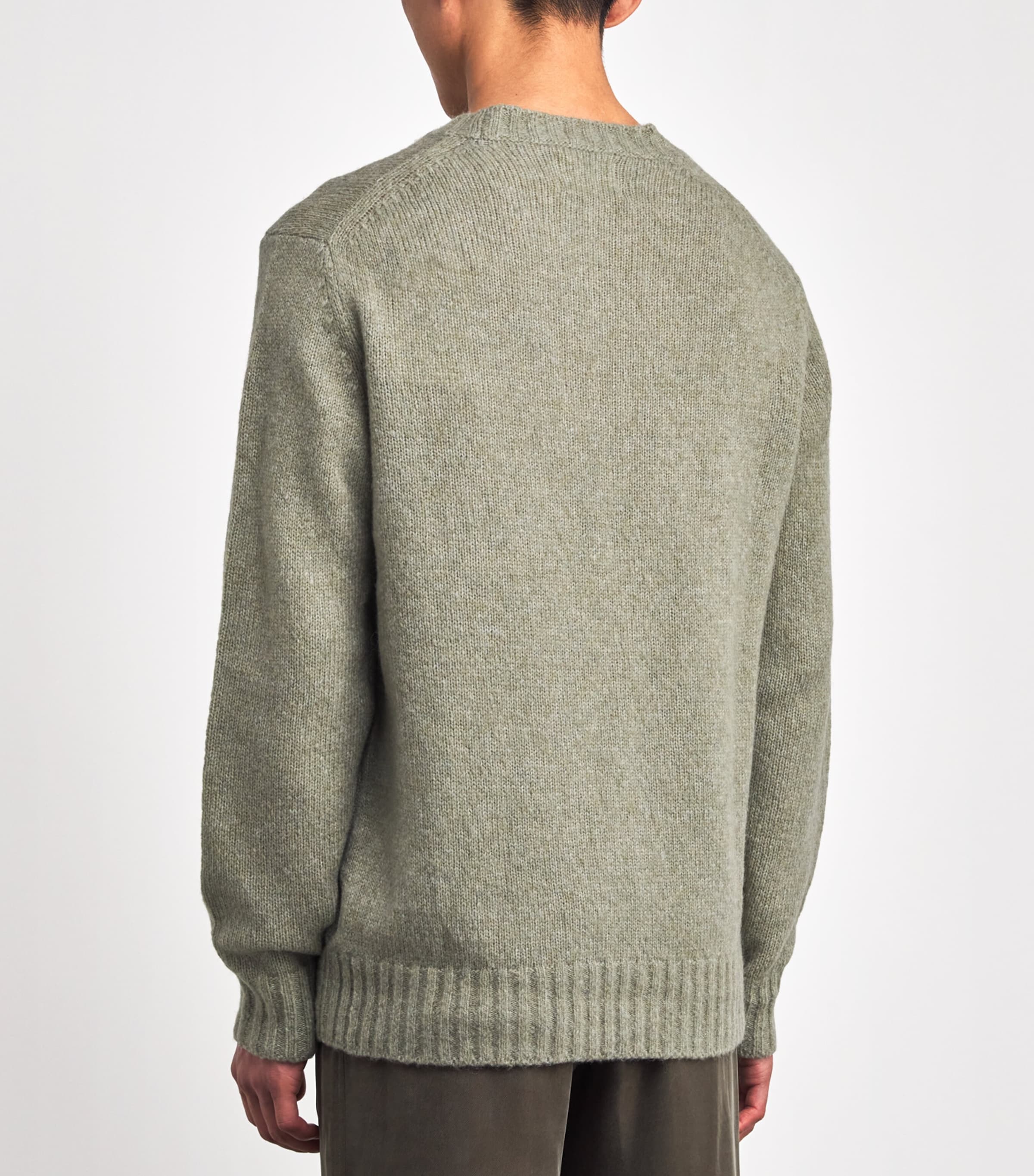 NN07 Green Merino Wool-Blend Lee Sweater | Harrods SG