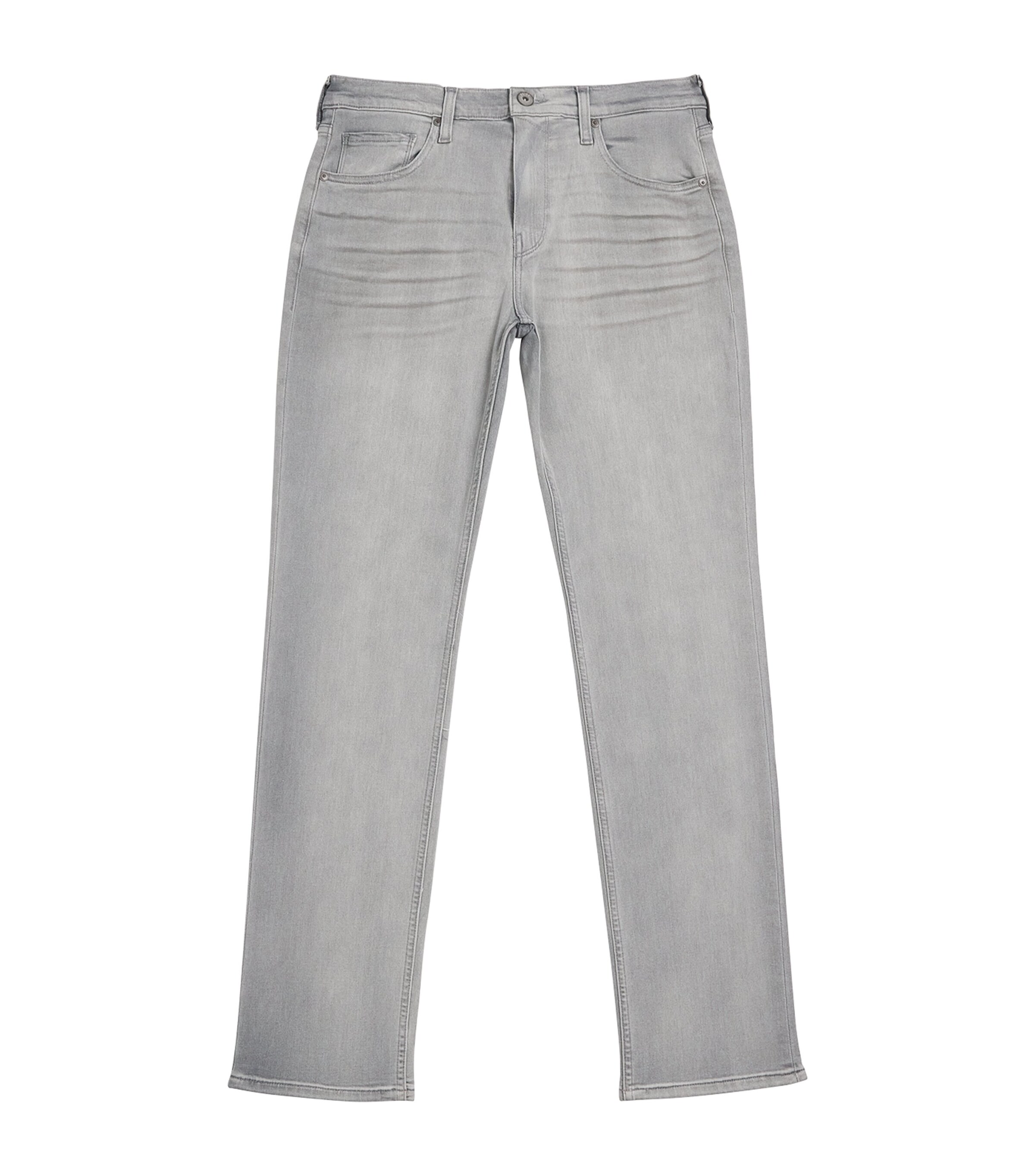 PAIGE Grey Normandie Straight Jeans | Harrods UK