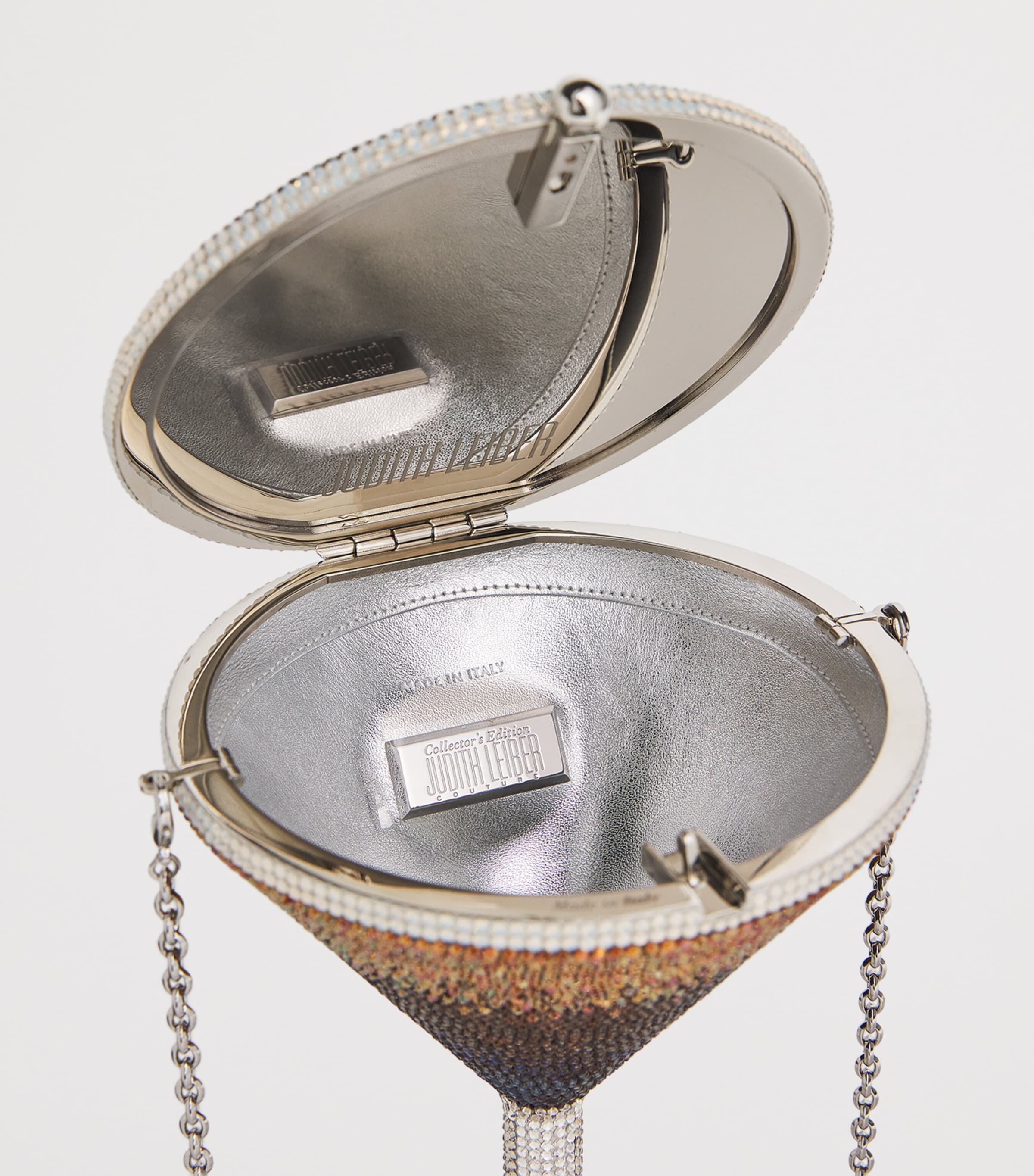 Judith Leiber Brown Crystal Espresso Martini Clutch Bag | Harrods SE