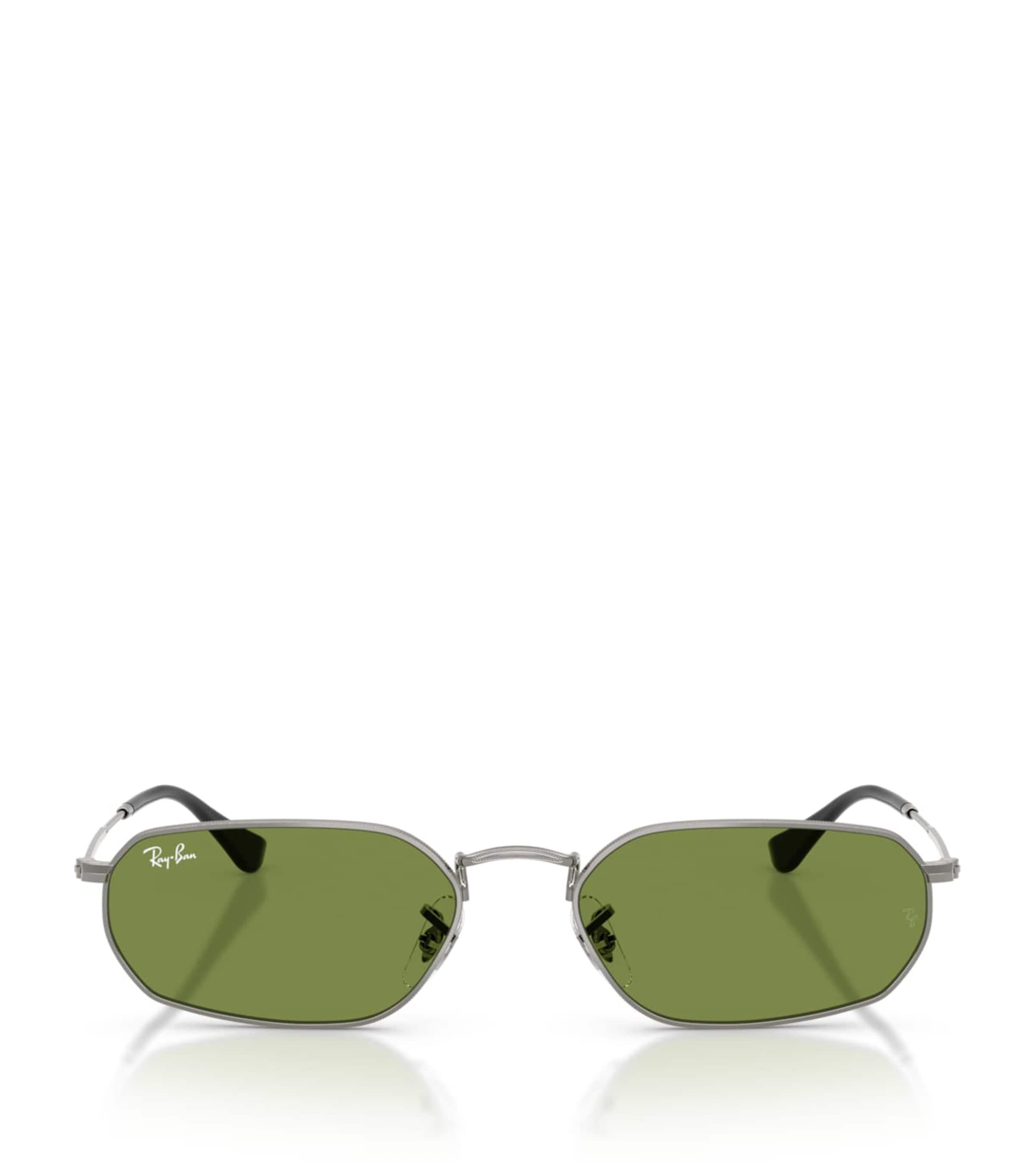 Ray-Ban Silver RB3947 Metal Irregular Sunglasses | Harrods SG