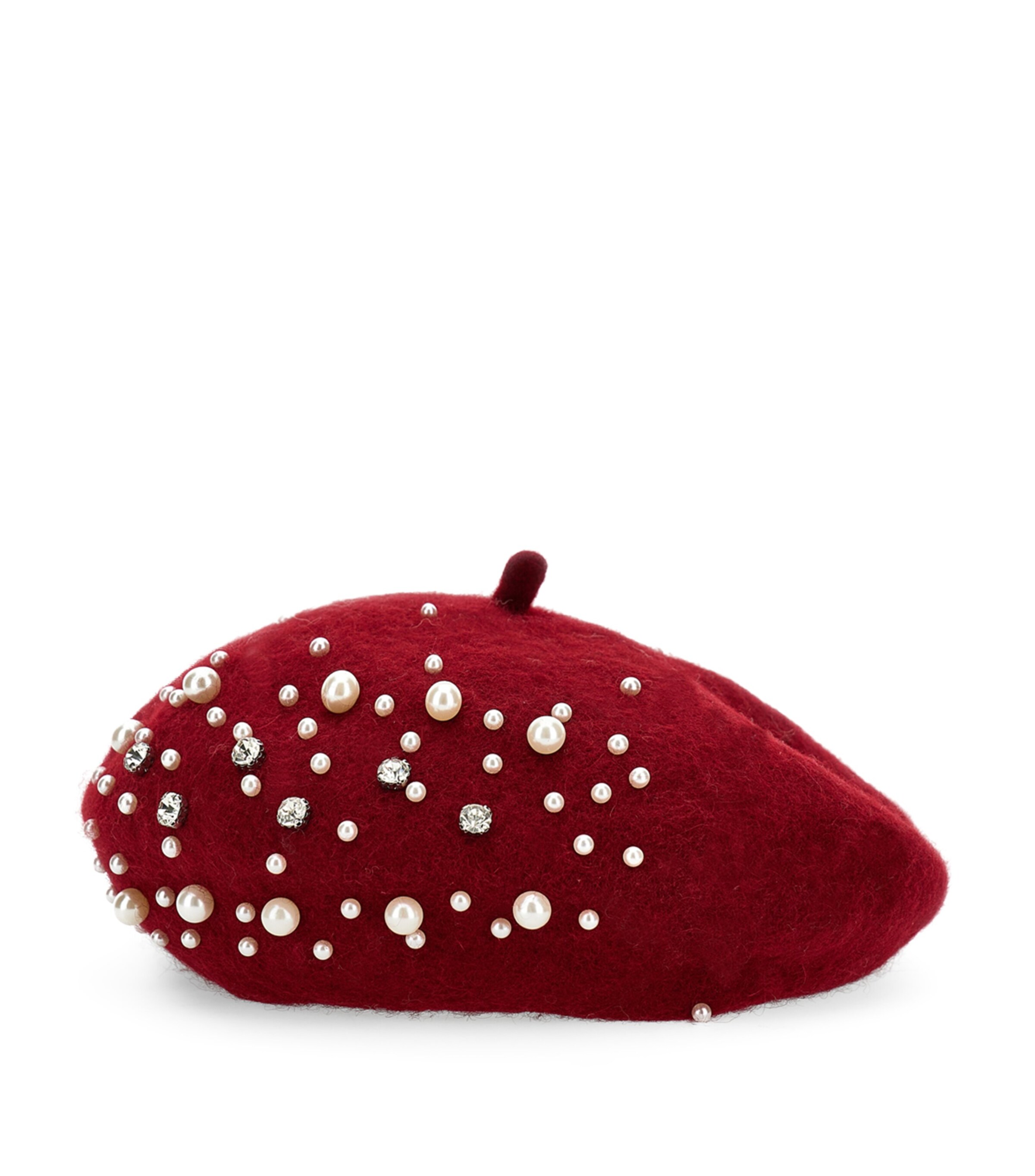 Monnalisa Red Embellished Beret | Harrods US