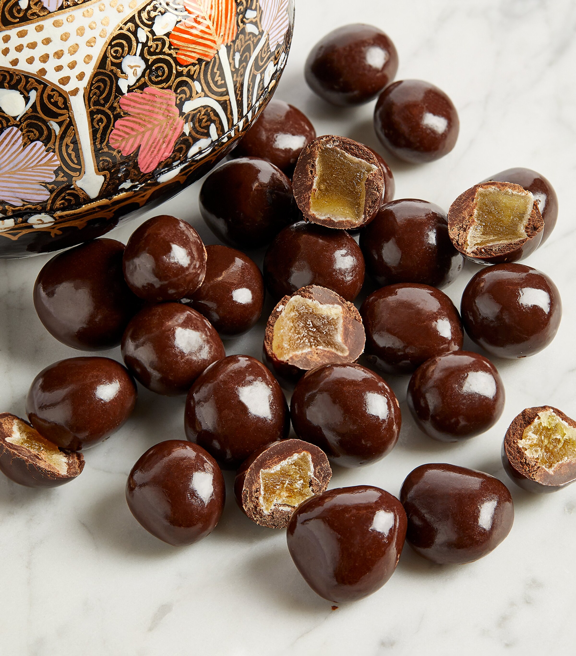 Farhi Dark Chocolate Ginger (130g) | Harrods UK