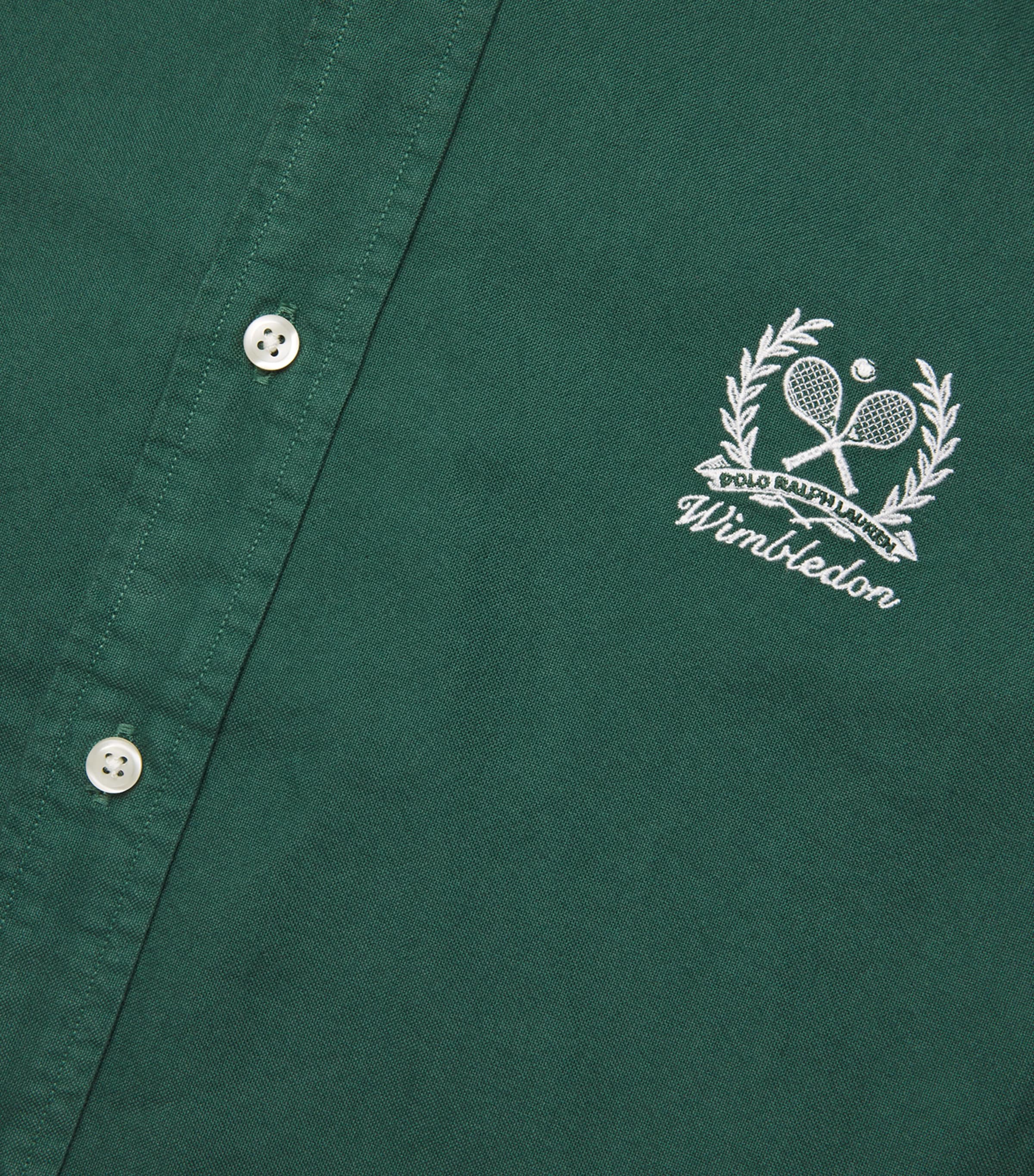 Polo Ralph Lauren Green x Wimbledon Logo Shirt | Harrods UK
