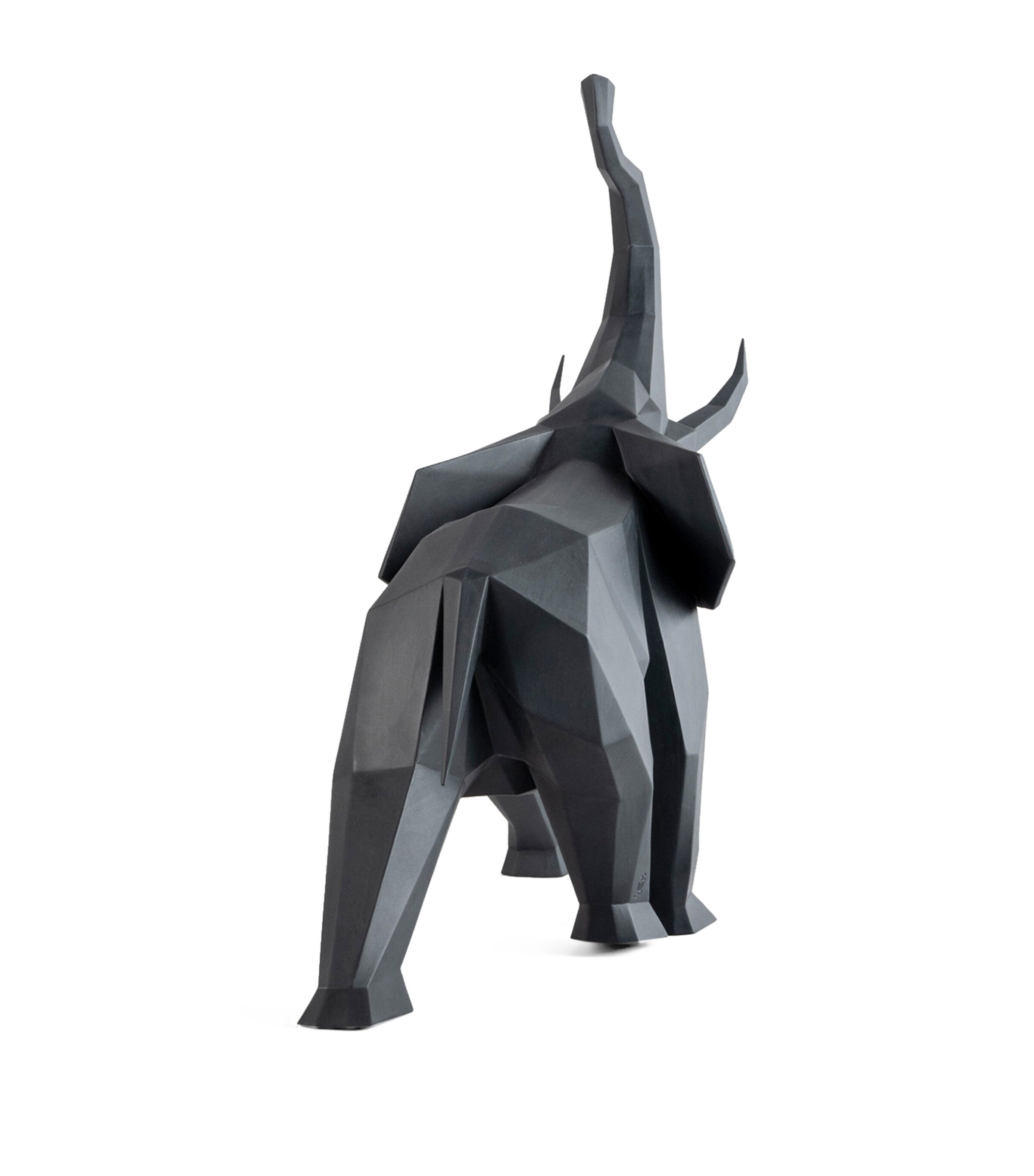 Lladró Black Porcelain Elephant Figure | Harrods UK