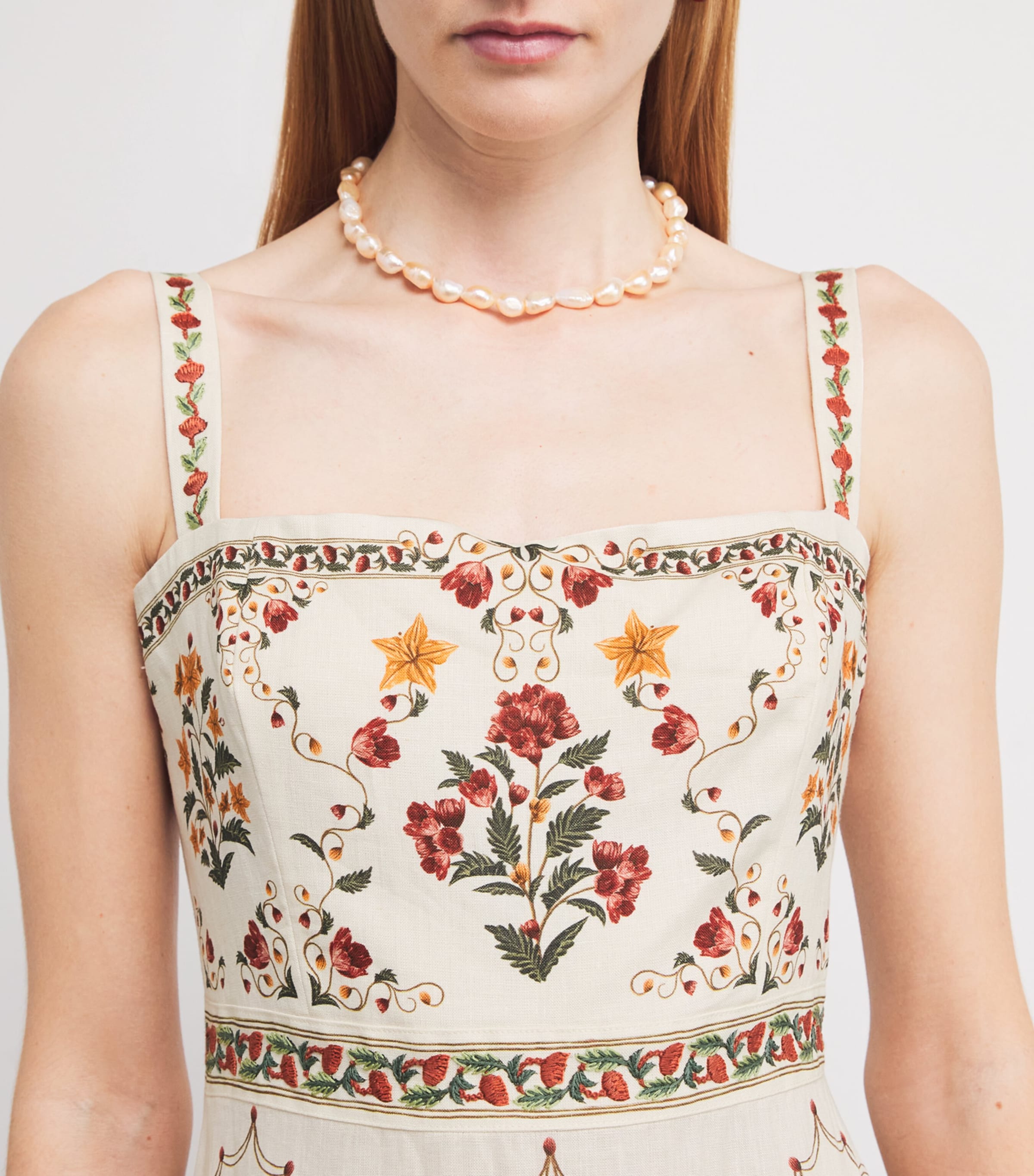 Agua By Agua Bendita Multi Linen Lima Andes Maxi Dress | Harrods CA