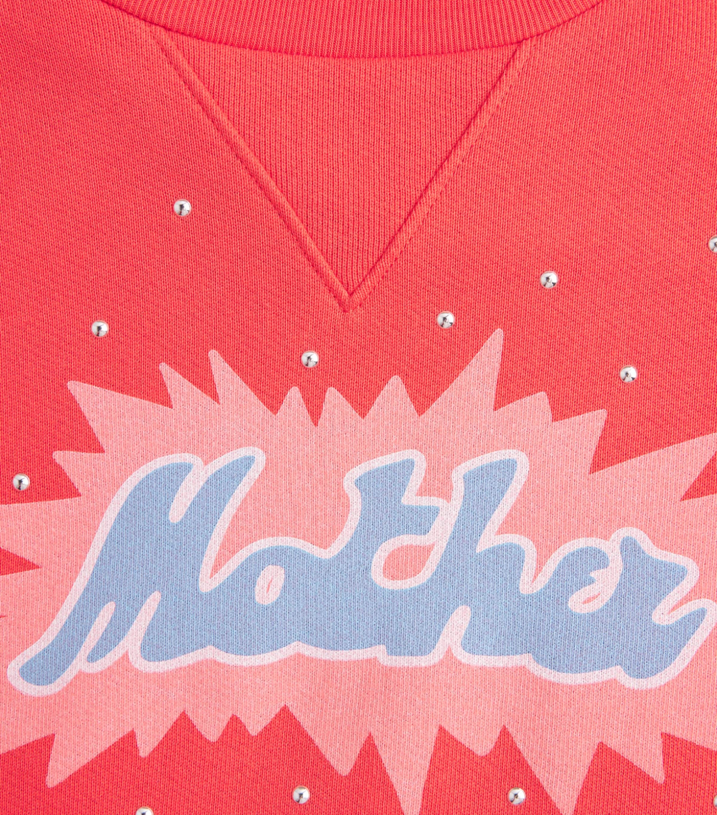 MOTHER Red The Dorito Camper Sweatshirt | Harrods US