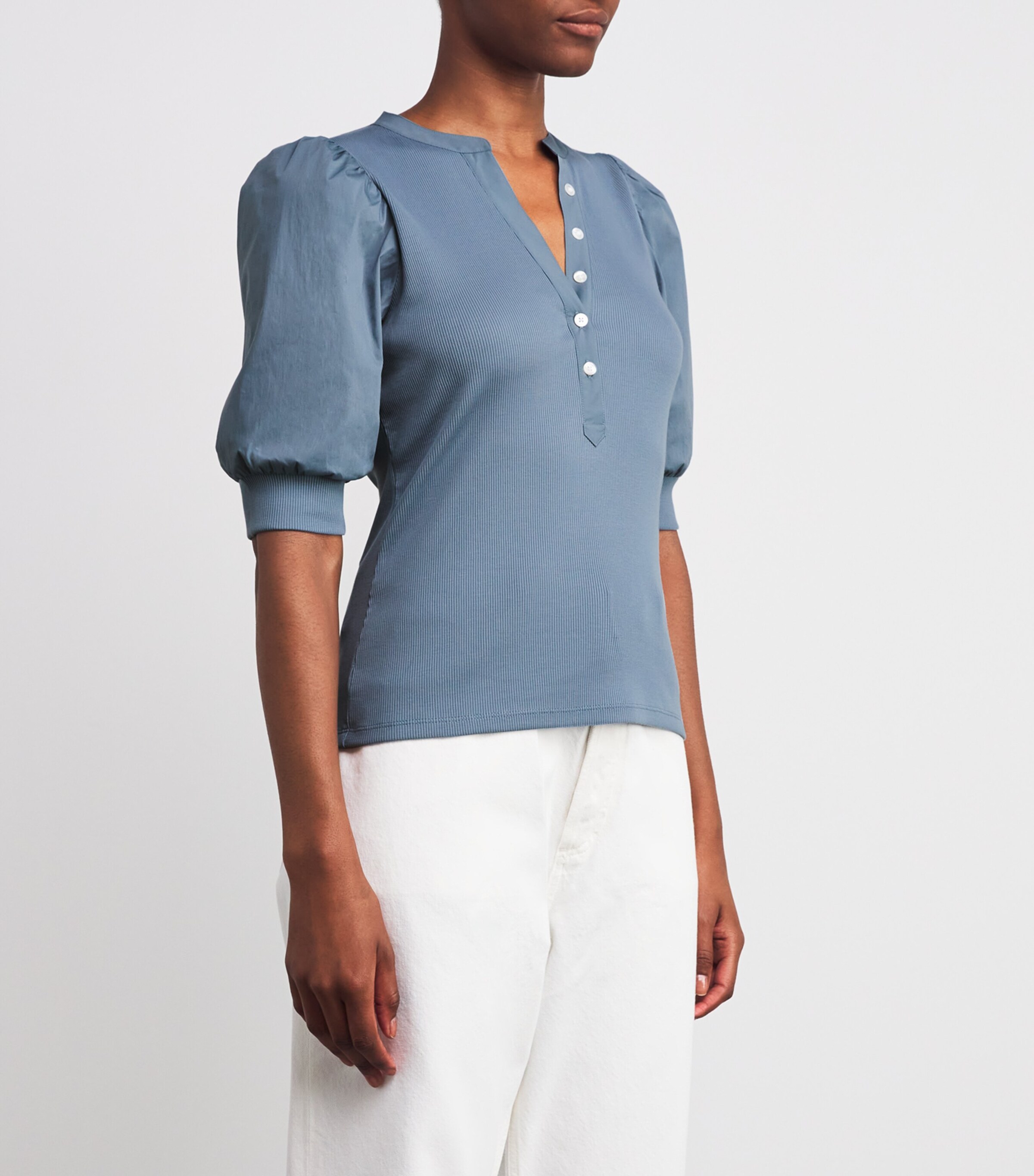 Veronica Beard Puff Sleeve Top