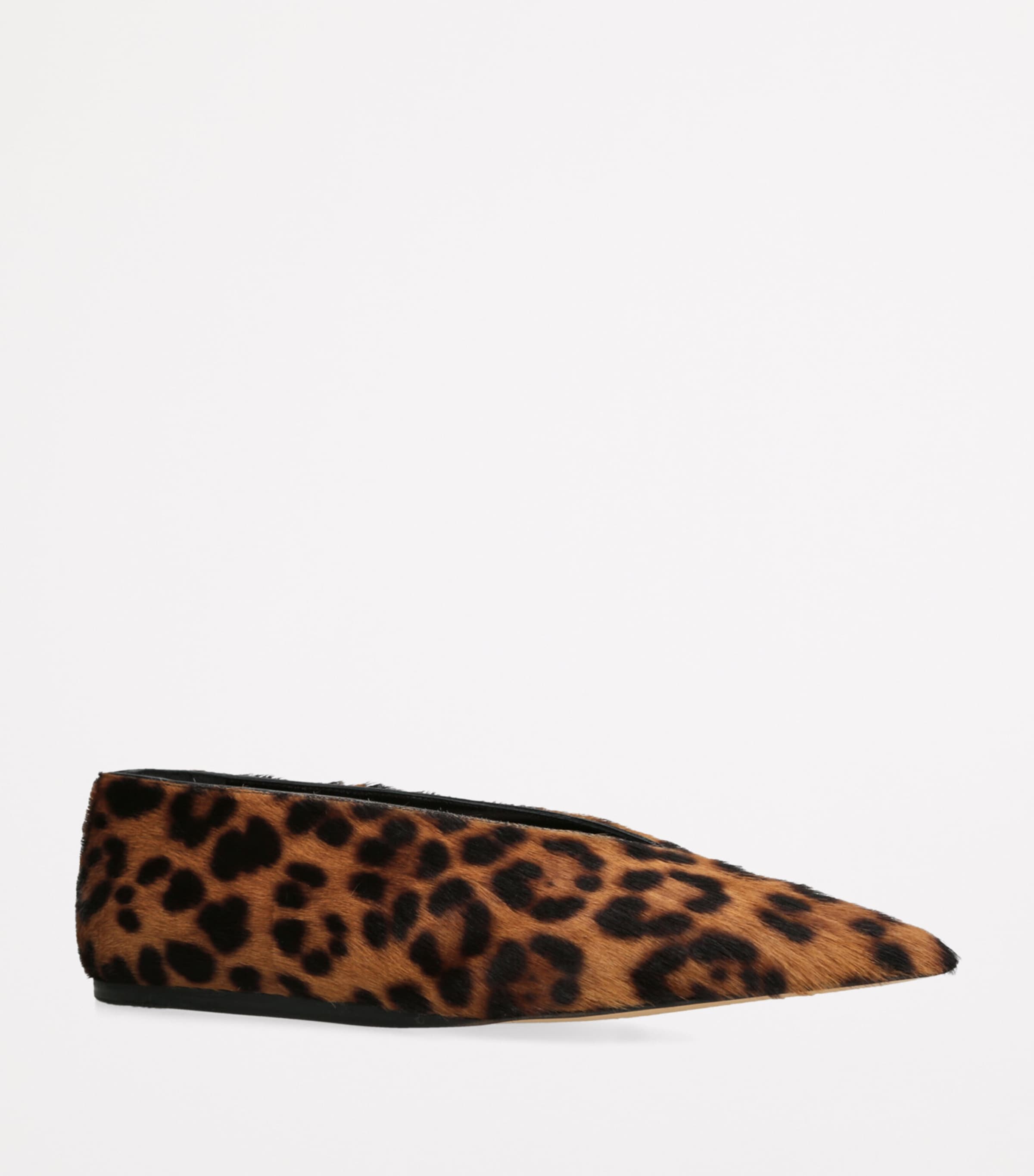 Le Monde Beryl Brown Calf Hair Leopard Print Babouche Flats | Harrods CA