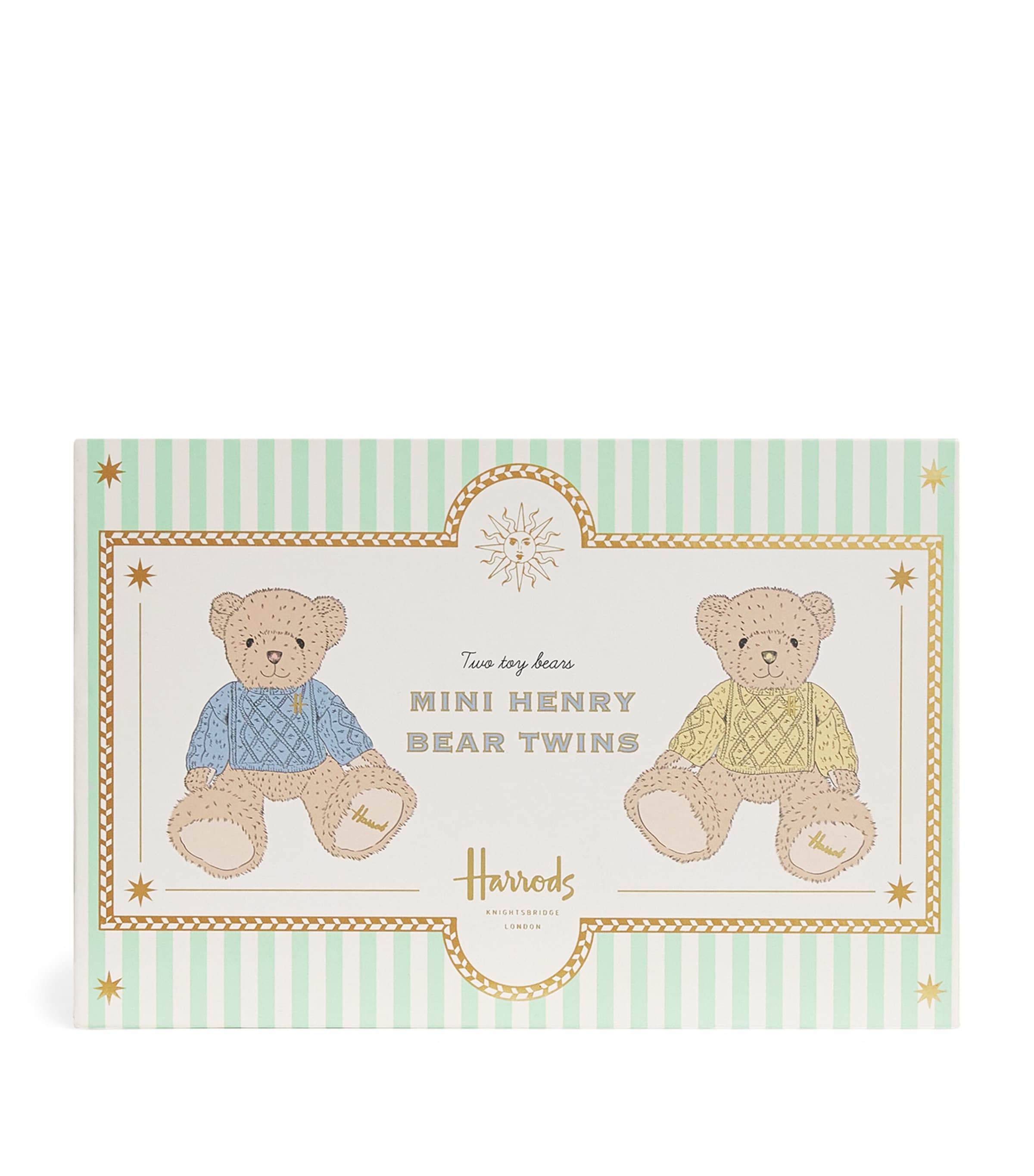 Harrods Multi Mini Henry Bear Twins | Harrods US