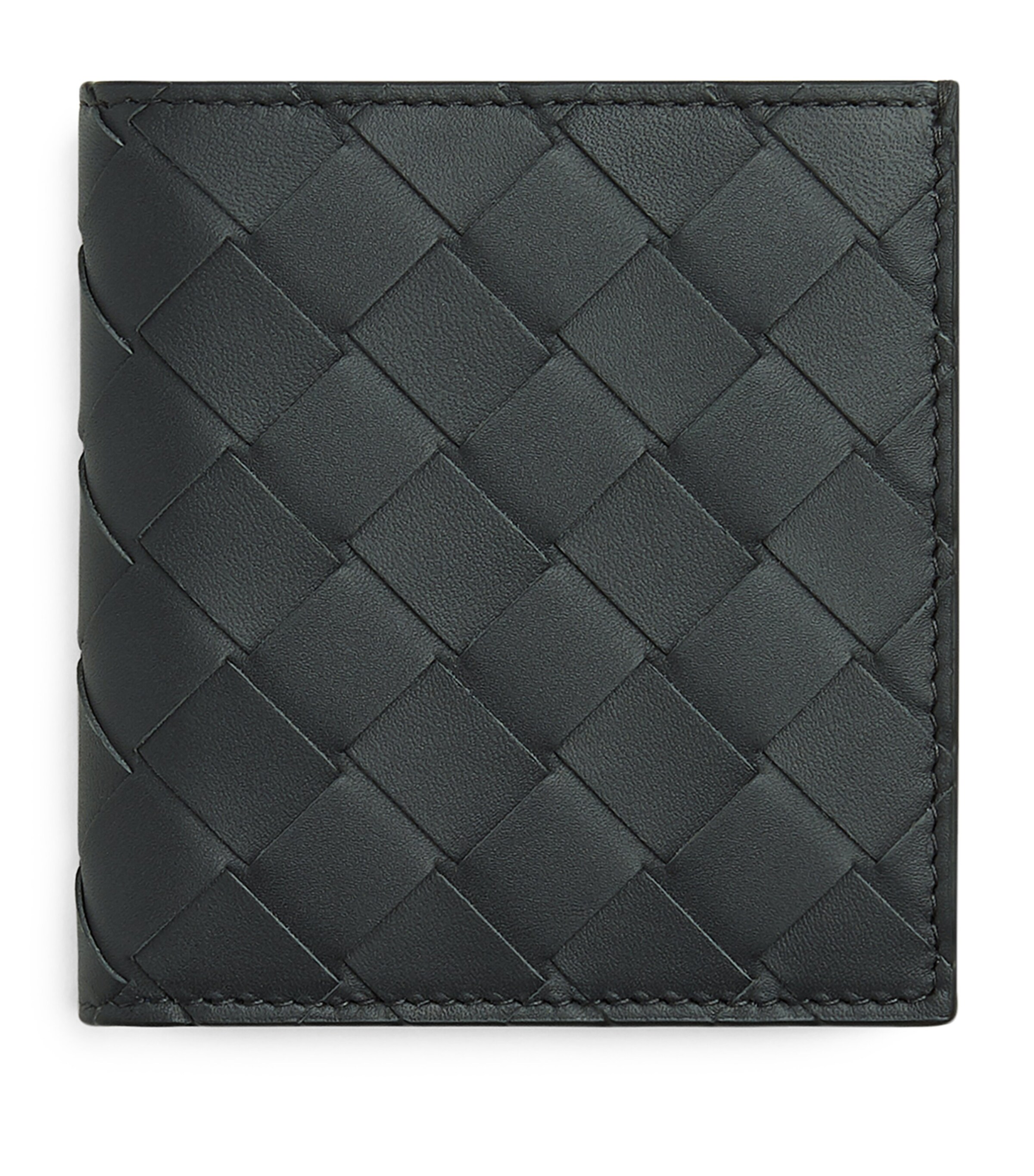Bottega Veneta Leather Intrecciato Slim Bifold Wallet | Harrods HK