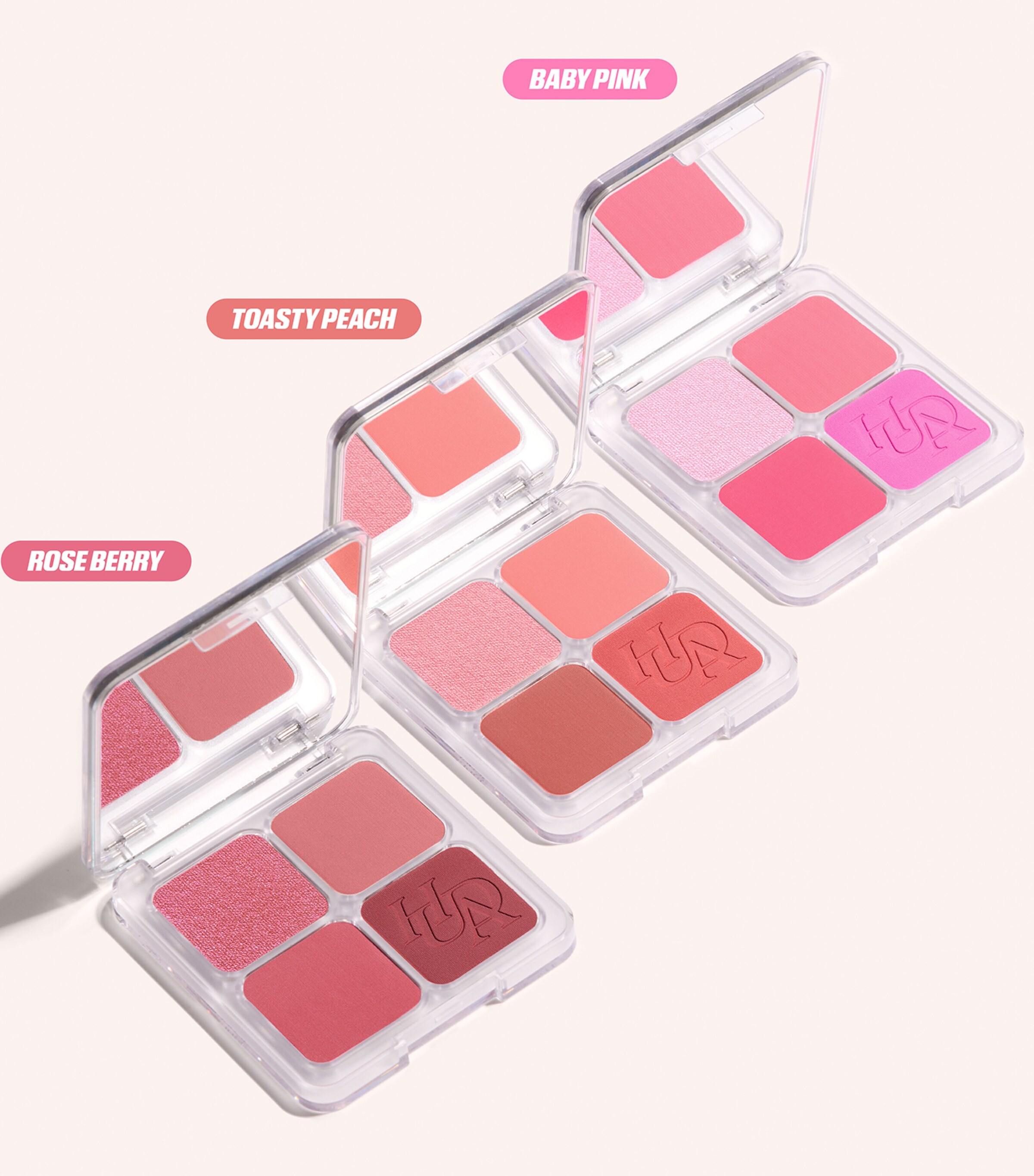 Huda Beauty Blush Filter Blurring Blushlighters Palette - Rose Berry ...