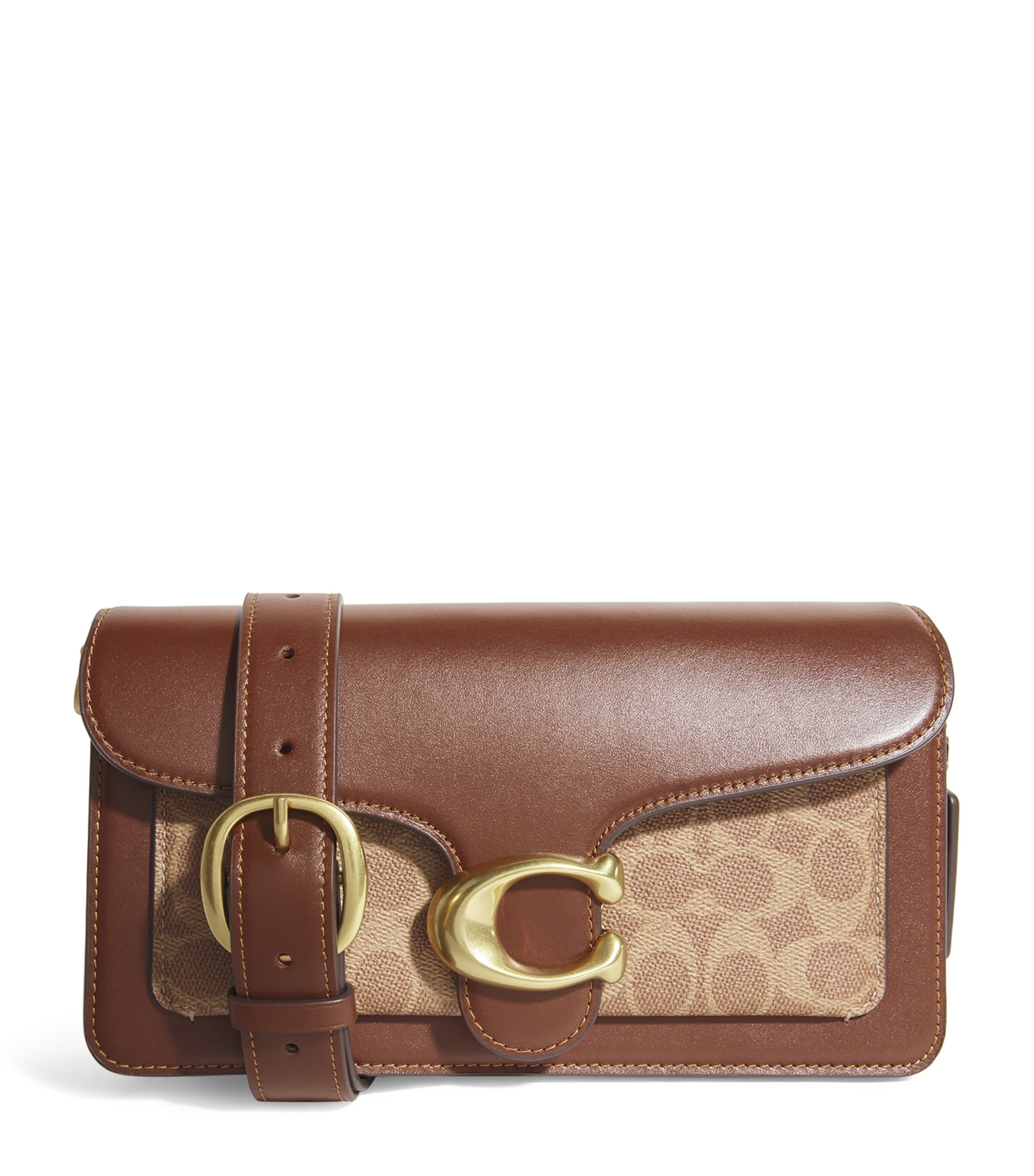 Coach Brown Coated Canvas Tabby 26 Shoulder Bag | Harrods HK