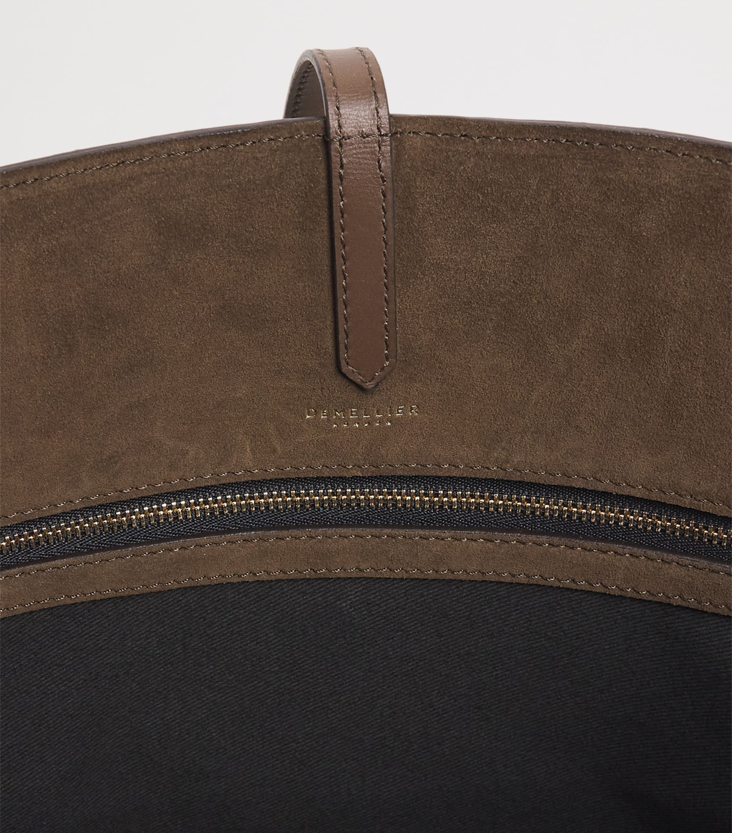 Demellier Beige Suede Tokyo Tote Bag | Harrods DE