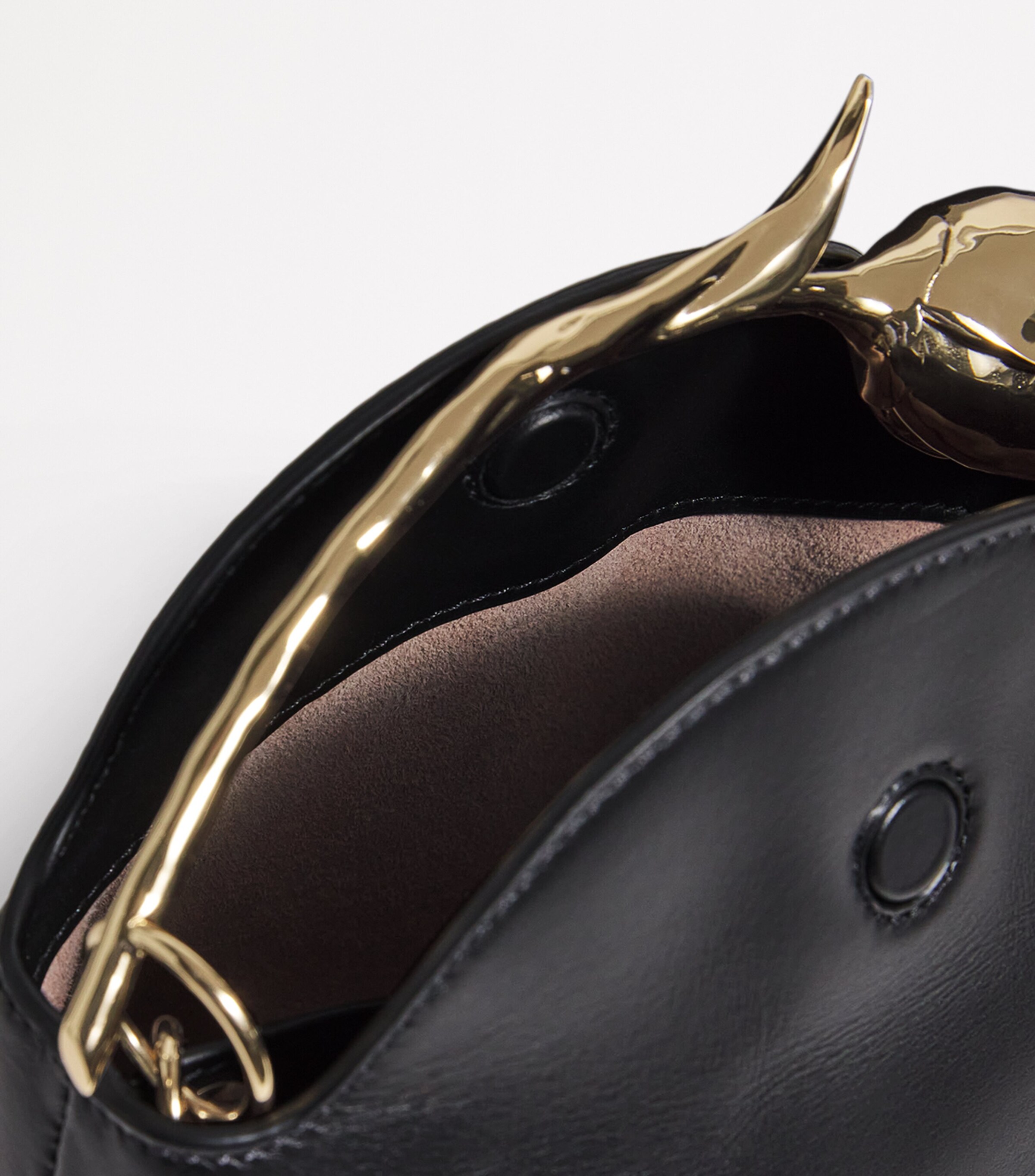 Erdem Black Mini Leather Bloom Top-Handle Bag | Harrods UK