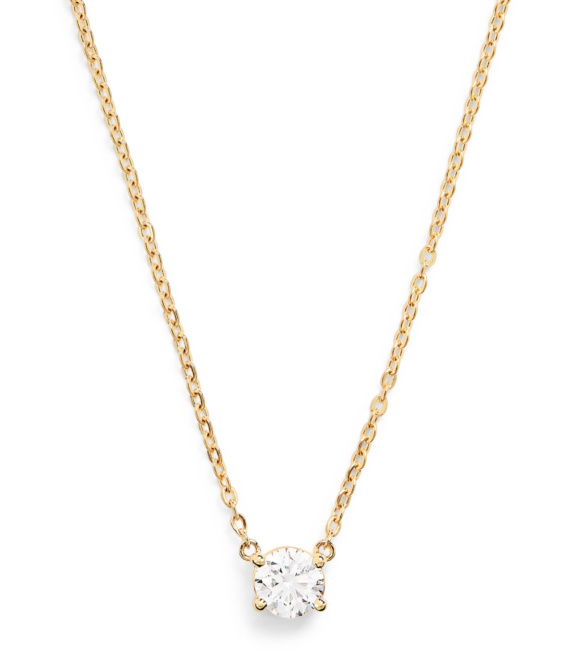 Harrods Yellow Gold and Diamond Pendant Necklace (0.50ct) | Harrods US