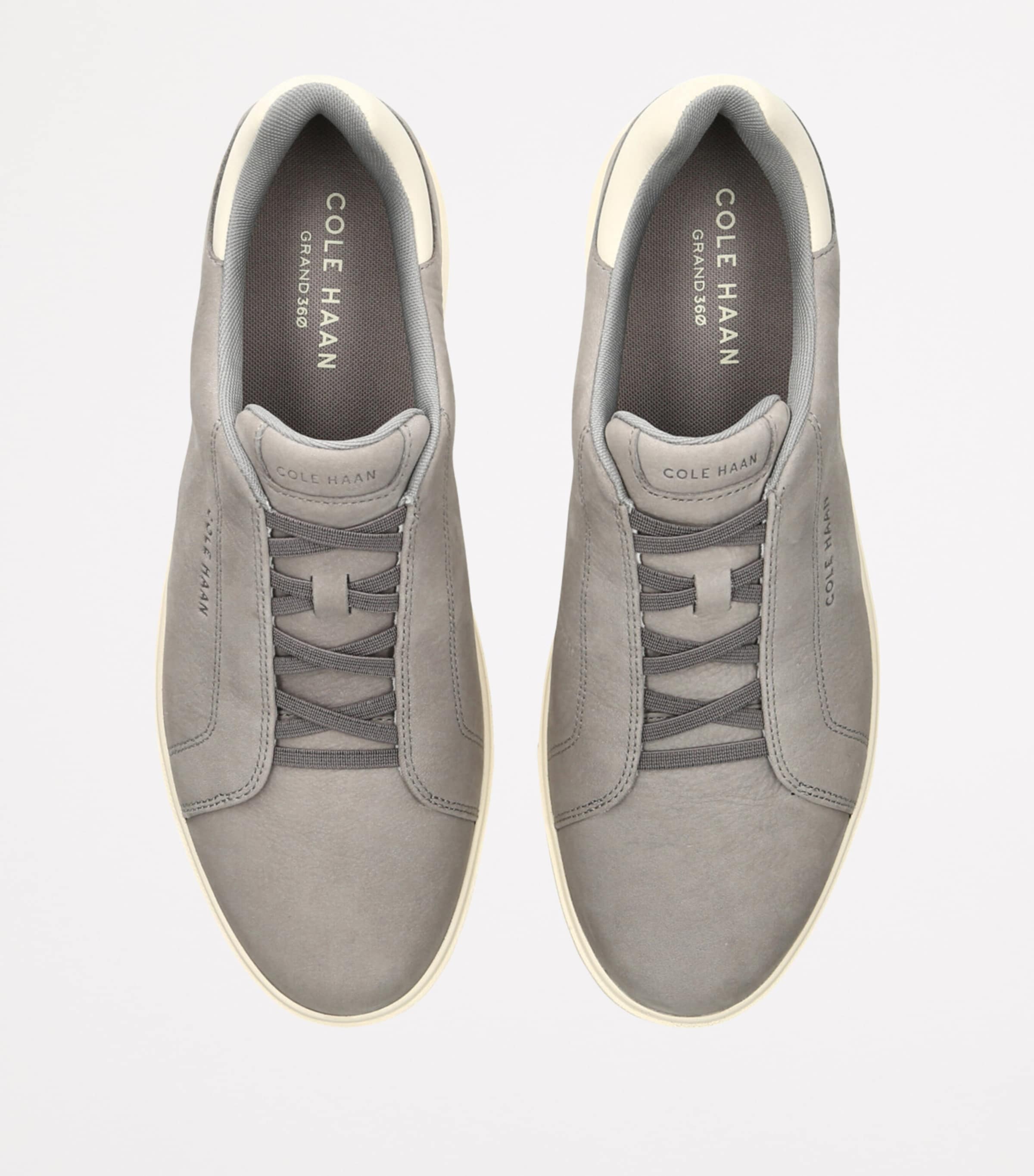 Cole Haan Grey Suede GrandPrø Low-Top Sneakers | Harrods UK
