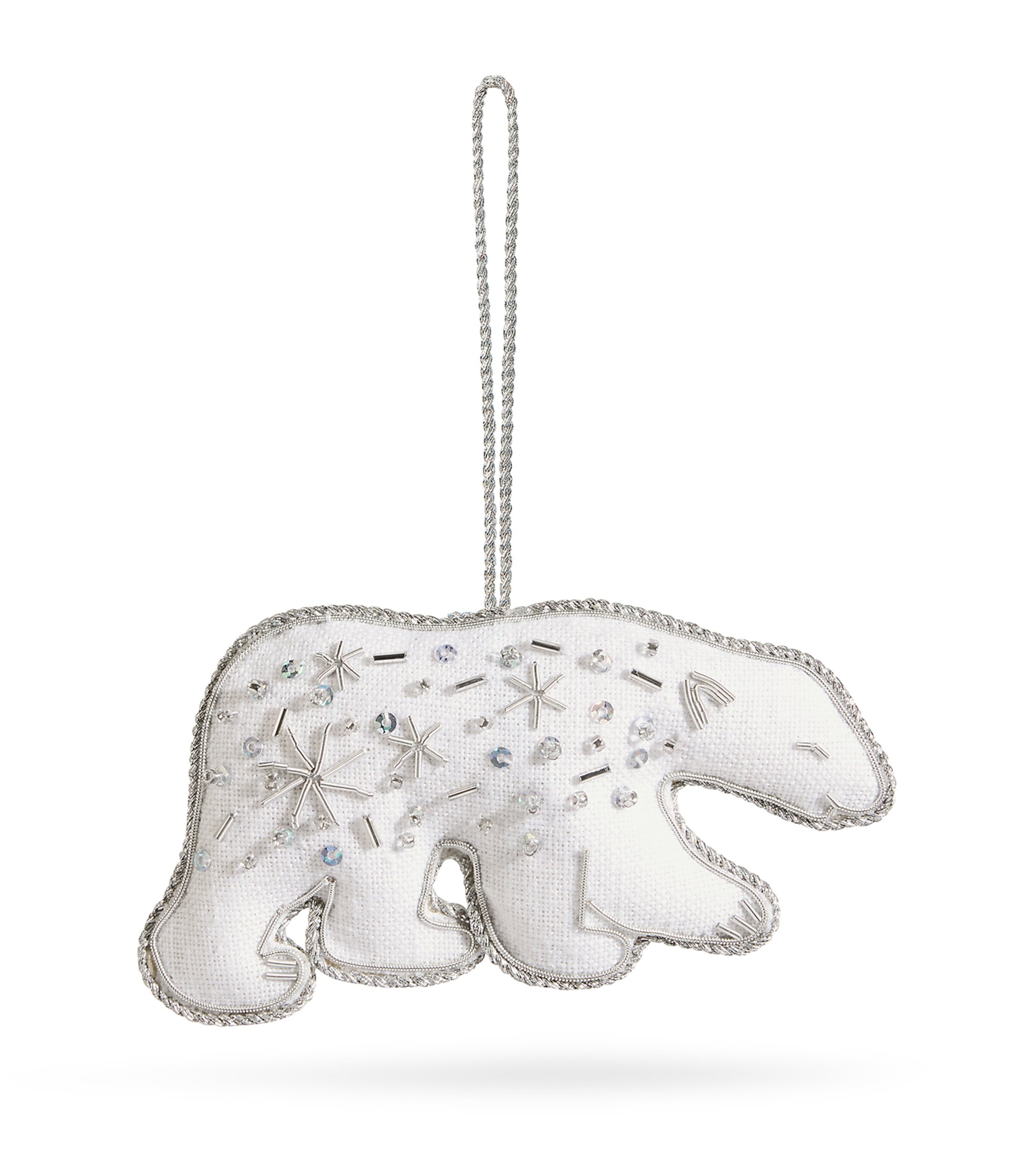 Katie Larmour Embellished Polar Bear Tree Decoration | Harrods AU