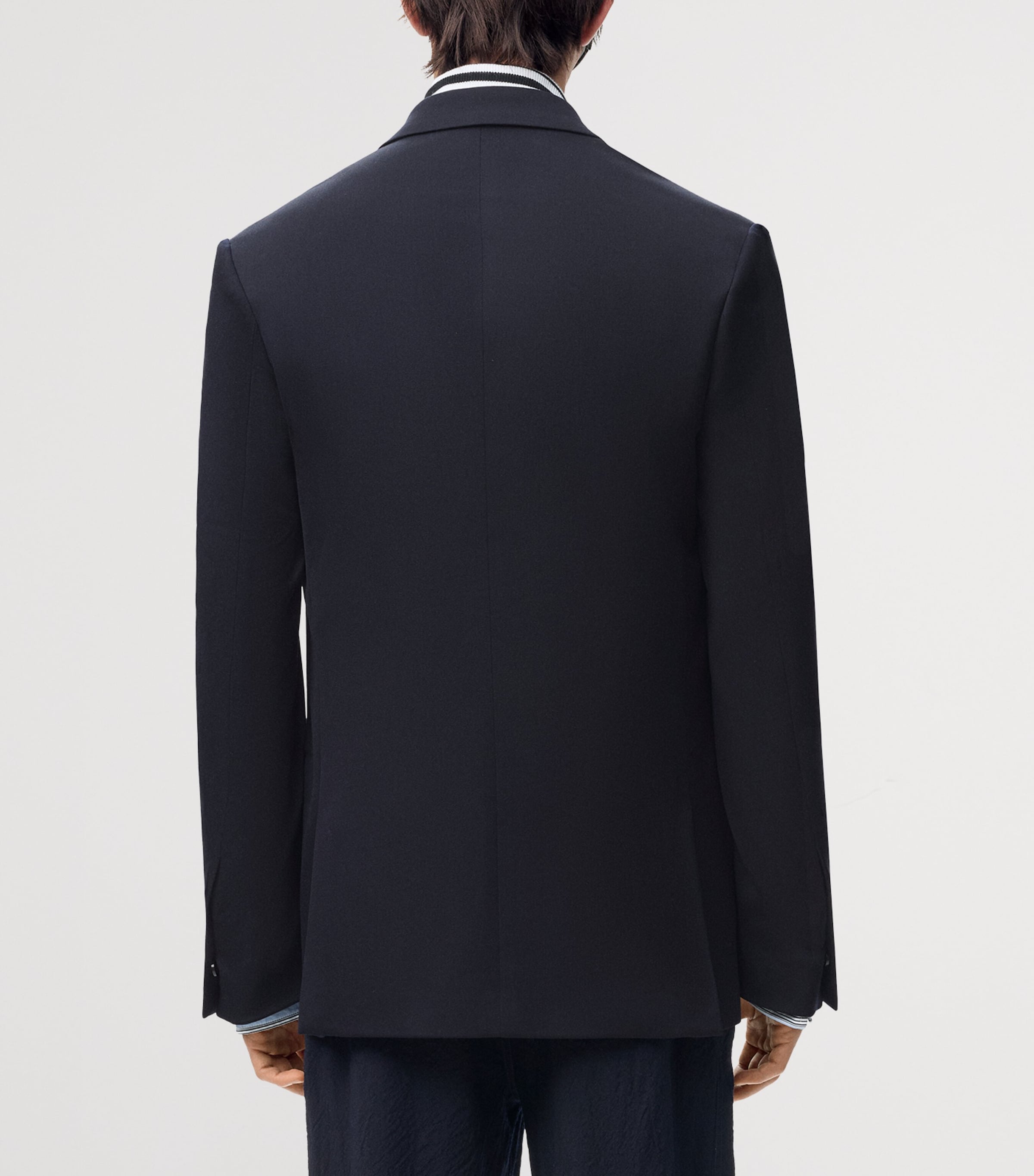 LOEWE Navy Double-Breasted Jacket with Cuffs | Harrods ZA