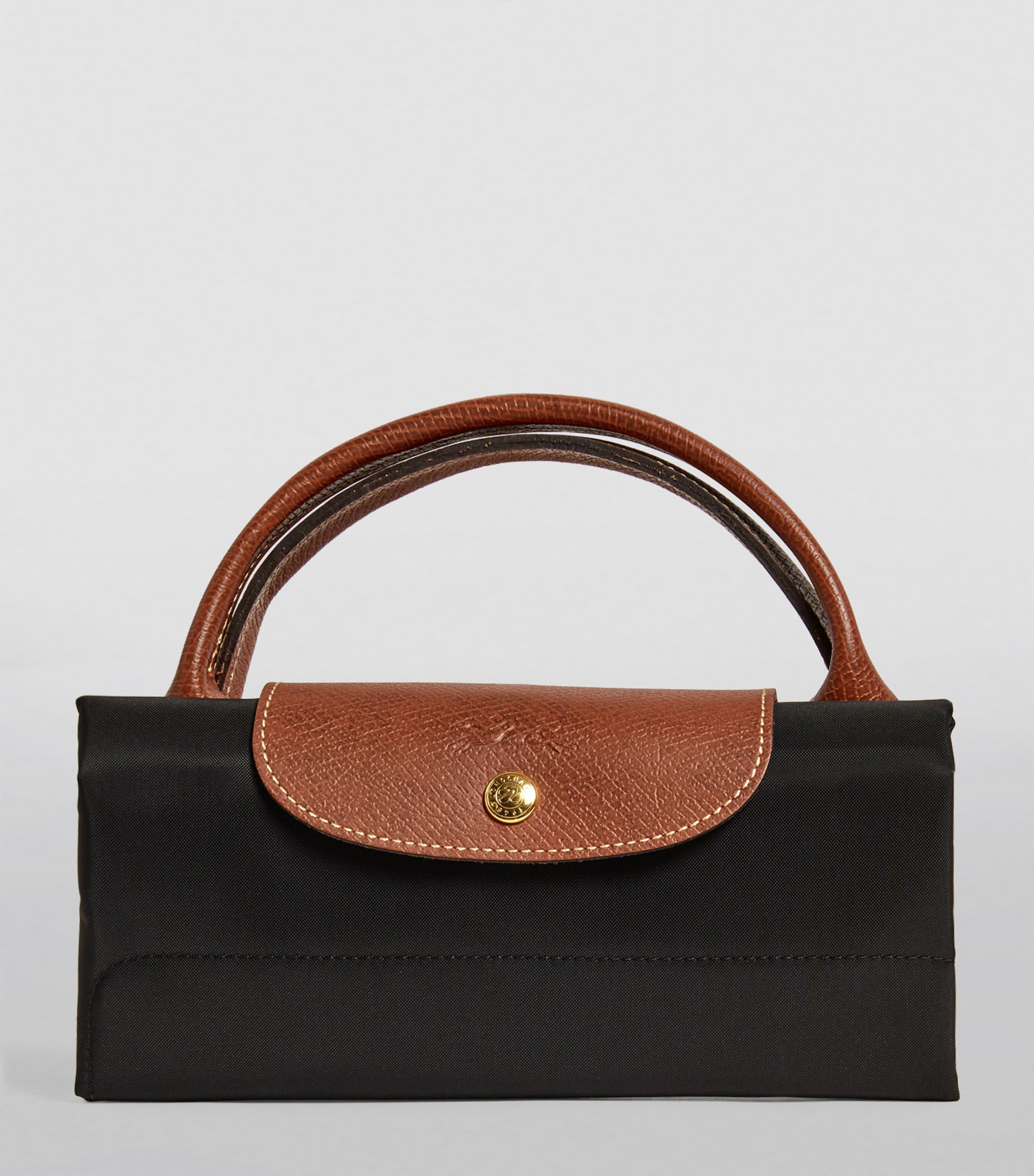 Longchamp Black Small Le Pliage Original Travel Bag | Harrods UK