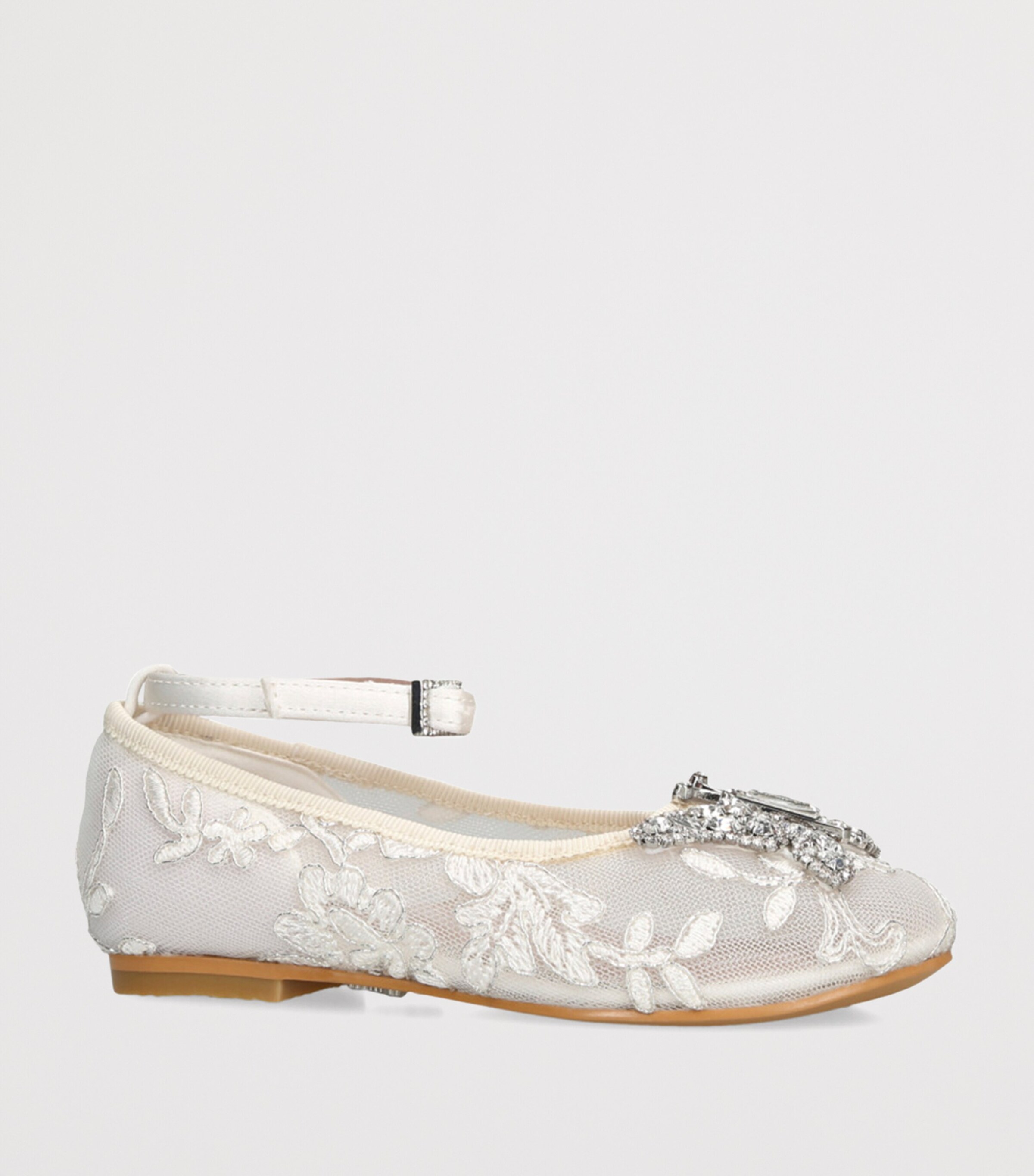 Aruna Seth White Lace Angelina Ballet Flats | Harrods AU