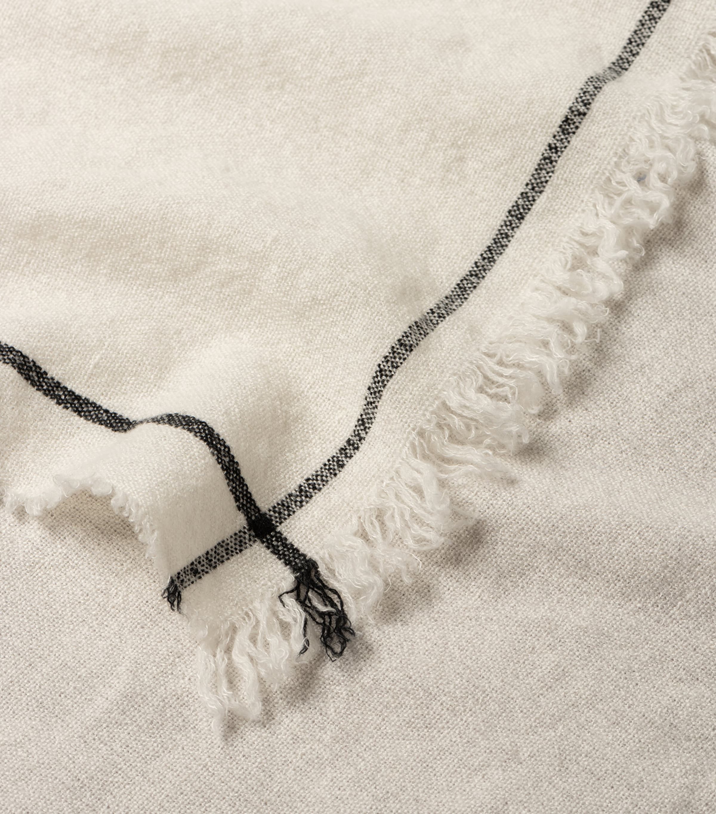 Begg x Co Cashmere-Linen Kos Washed Thorens Throw | Harrods CH