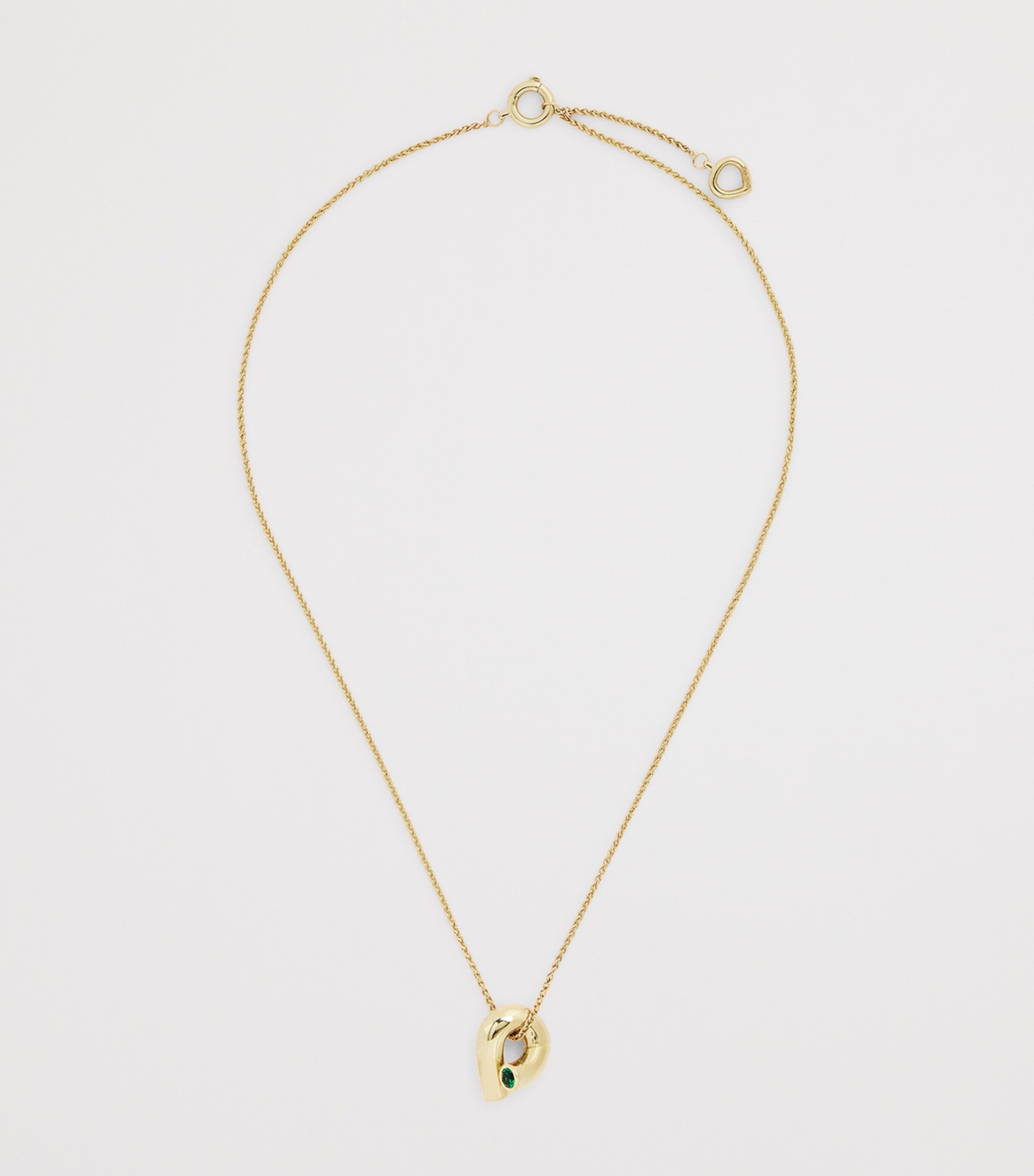 Tabayer Yellow Gold and Emerald Oera Necklace | Harrods US