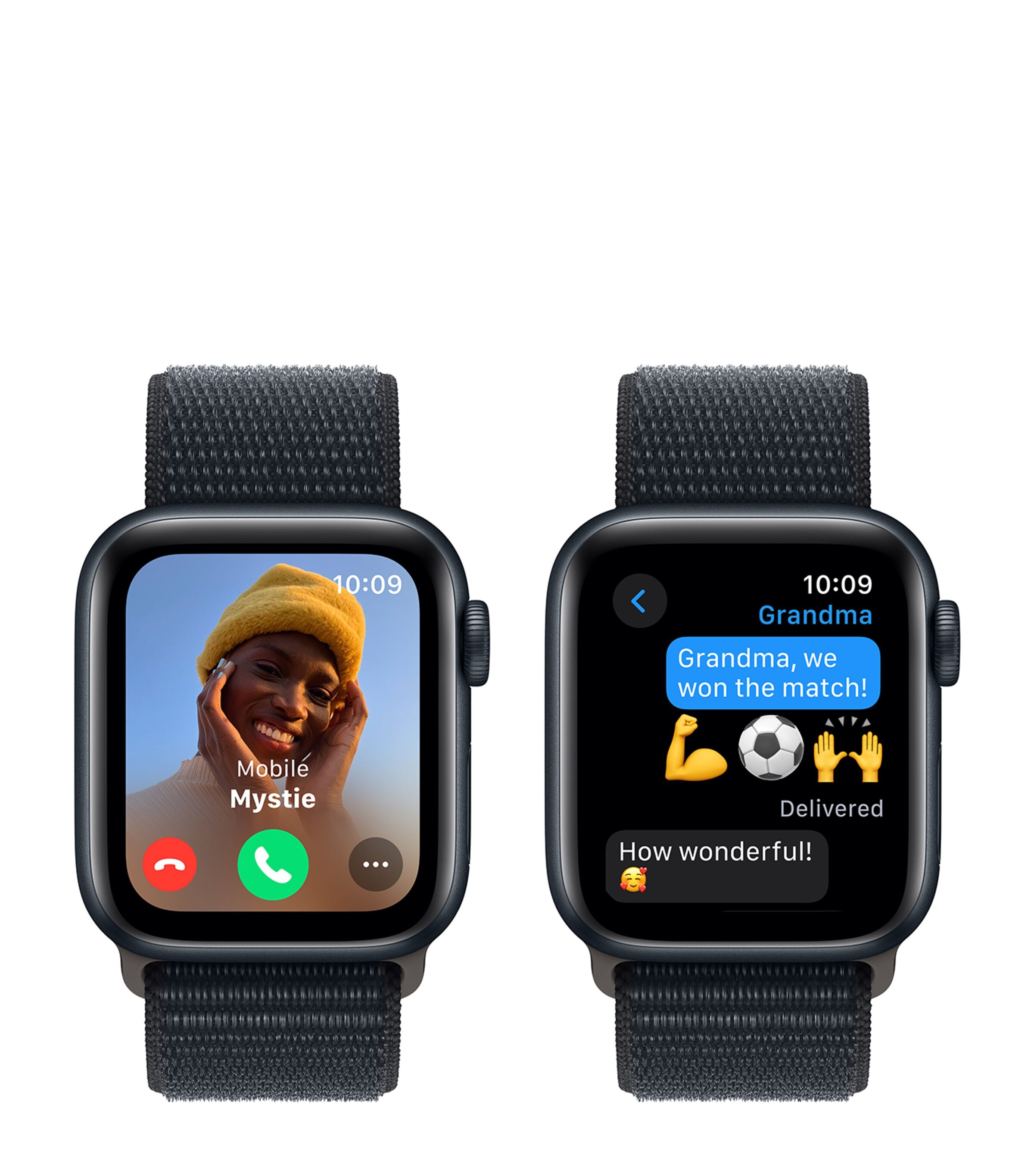 Apple Apple Watch SE 2023 – Midnight with Midnight Sport Loop, 40mm ...