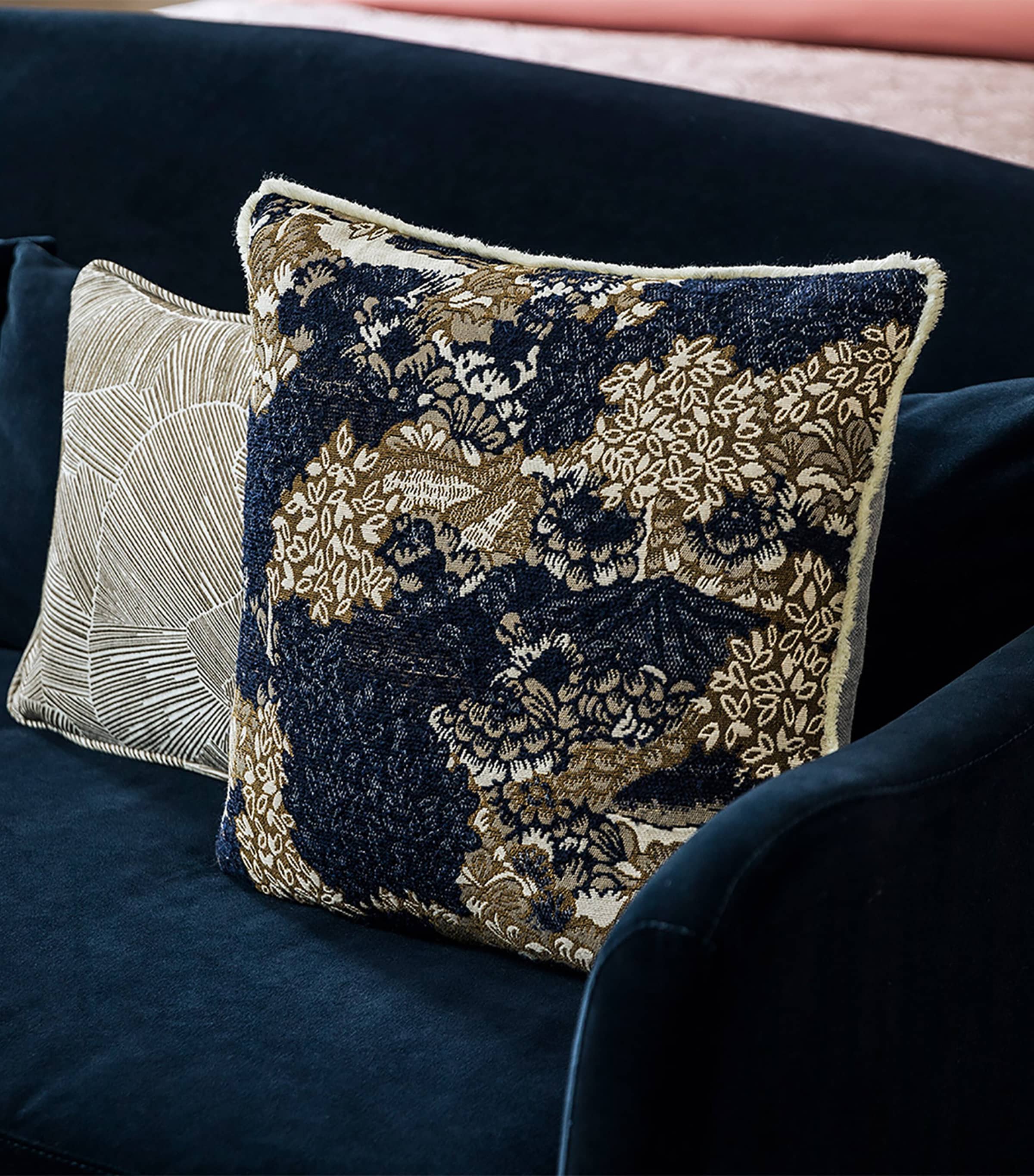 Yves Delorme Paysages Square Cushion Cover (45cm x 45cm) | Harrods CN