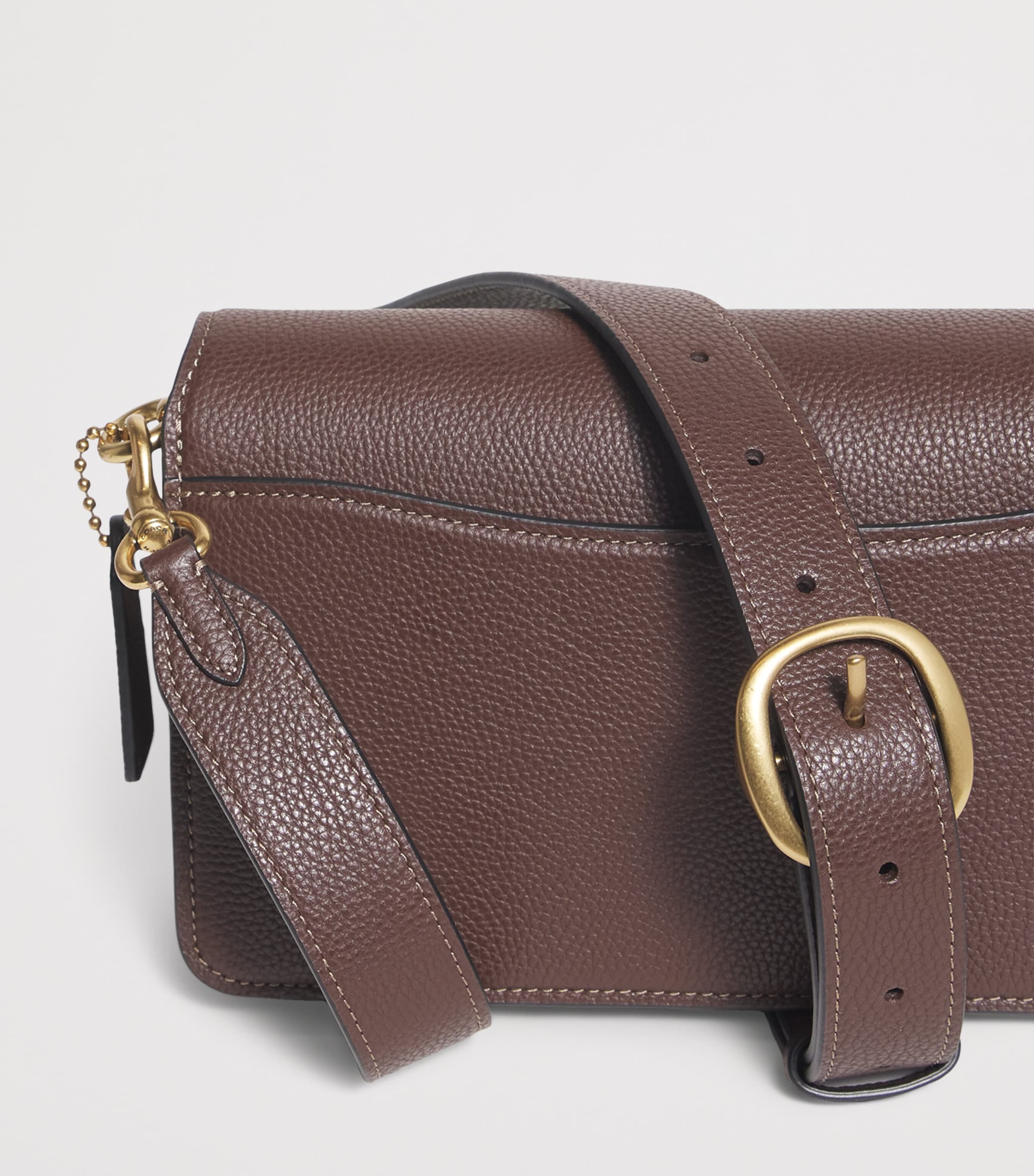 Coach Brown Leather Tabby 26 Shoulder Bag | Harrods US