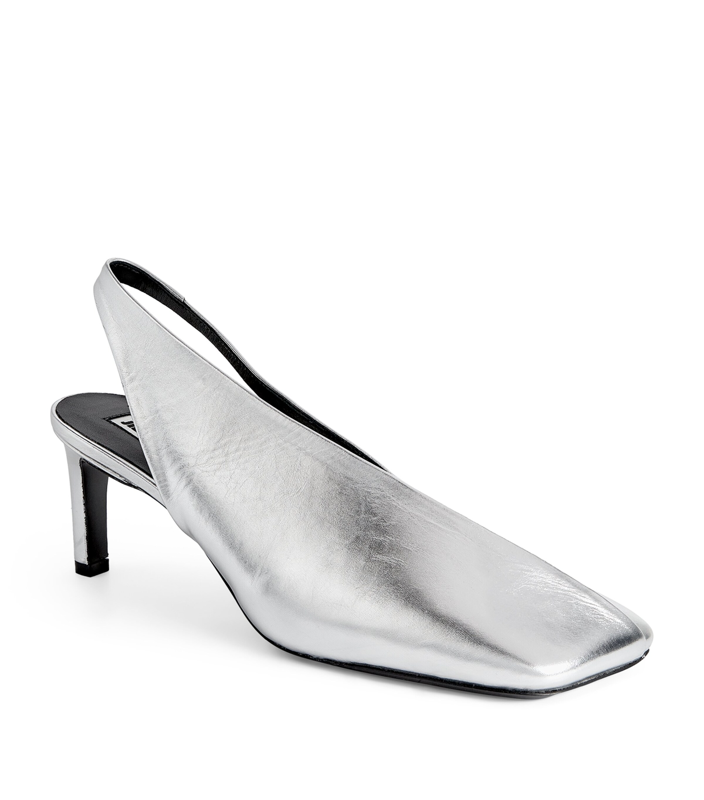 Jil Sander Leather Square-Toe Mules 40 | Harrods UK