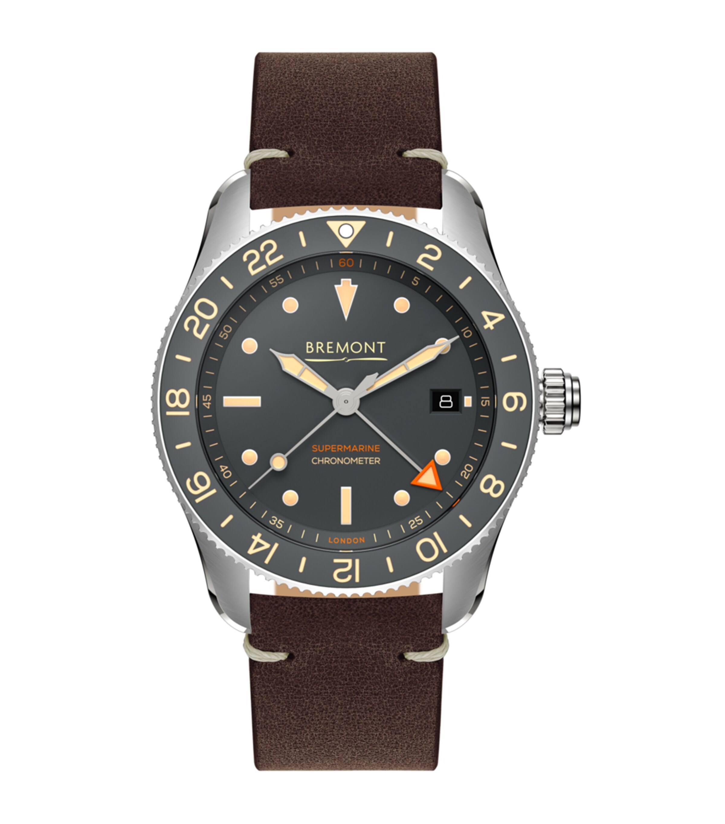 Bremont Stainless Steel Supermarine S302 Watch 40mm | Harrods UK
