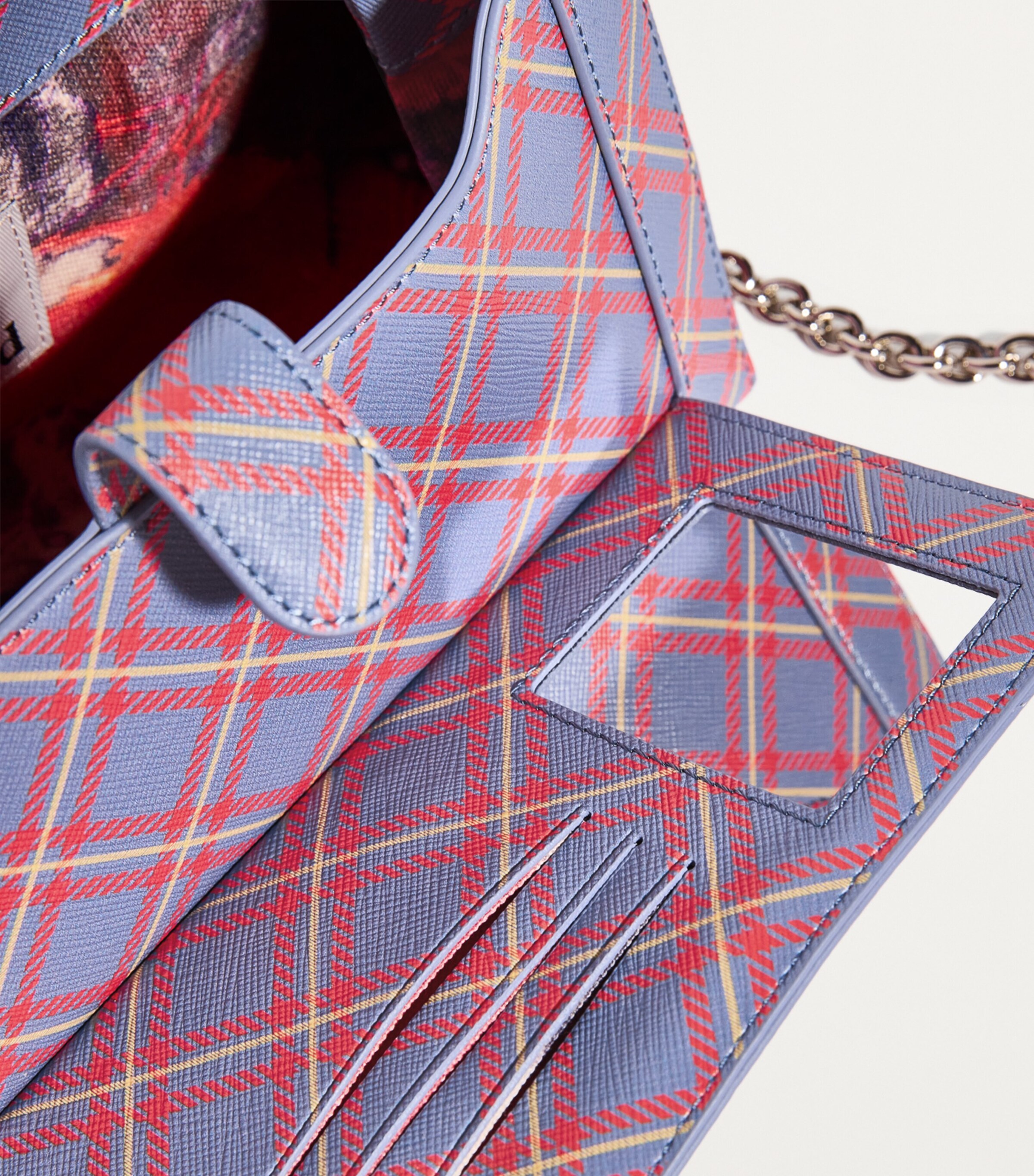 Vivienne Westwood Tartan Print Hazel Top-Handle Bag | Harrods UK