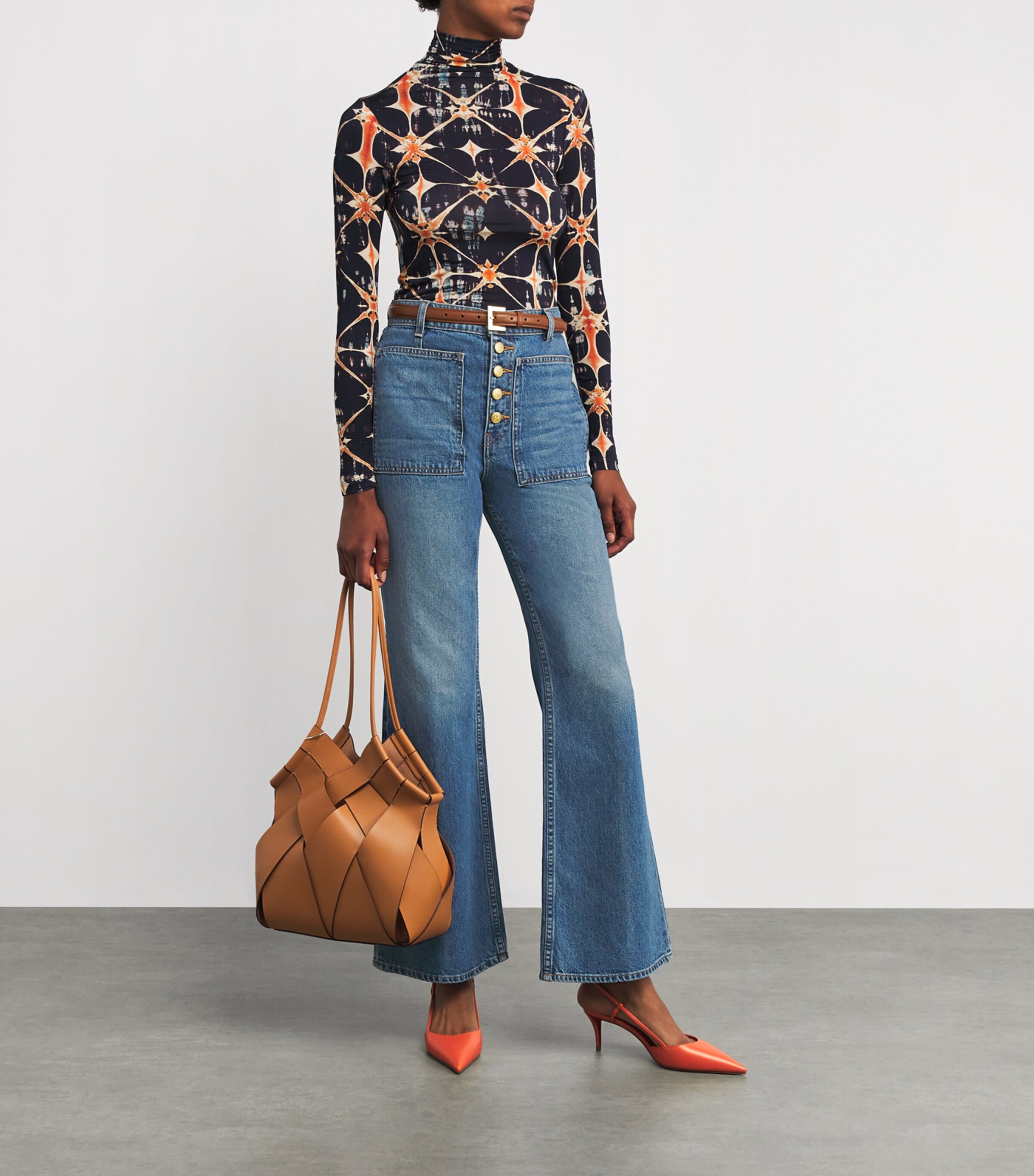 Ulla Johnson Blue The Lou Bootcut Jeans | Harrods PH