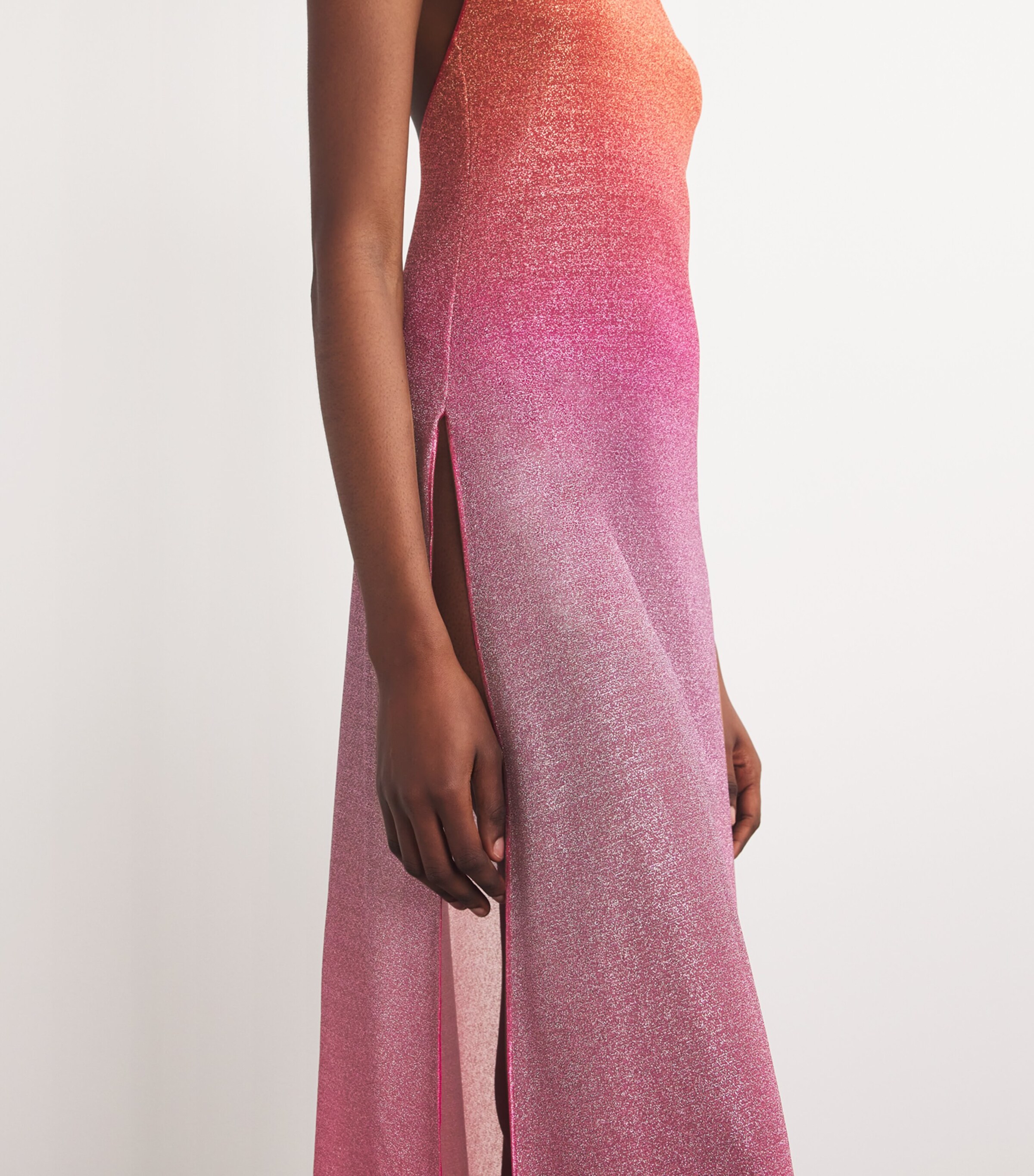 Oséree Multi Lumière Halterneck Maxi Dress | Harrods UK